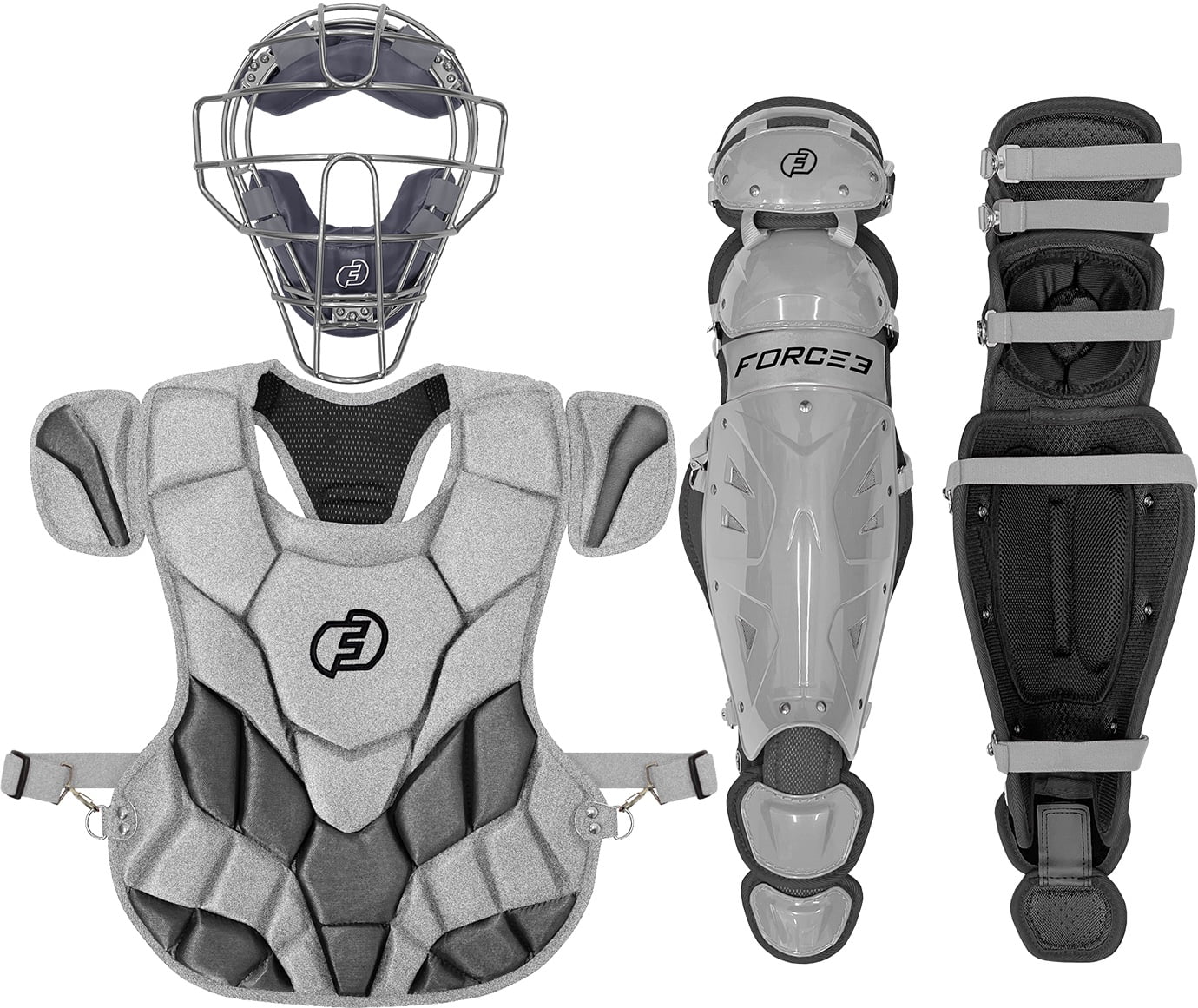 FORCE3 PRO GEAR Complete Game Youth Catcher's Set with Traditional ...