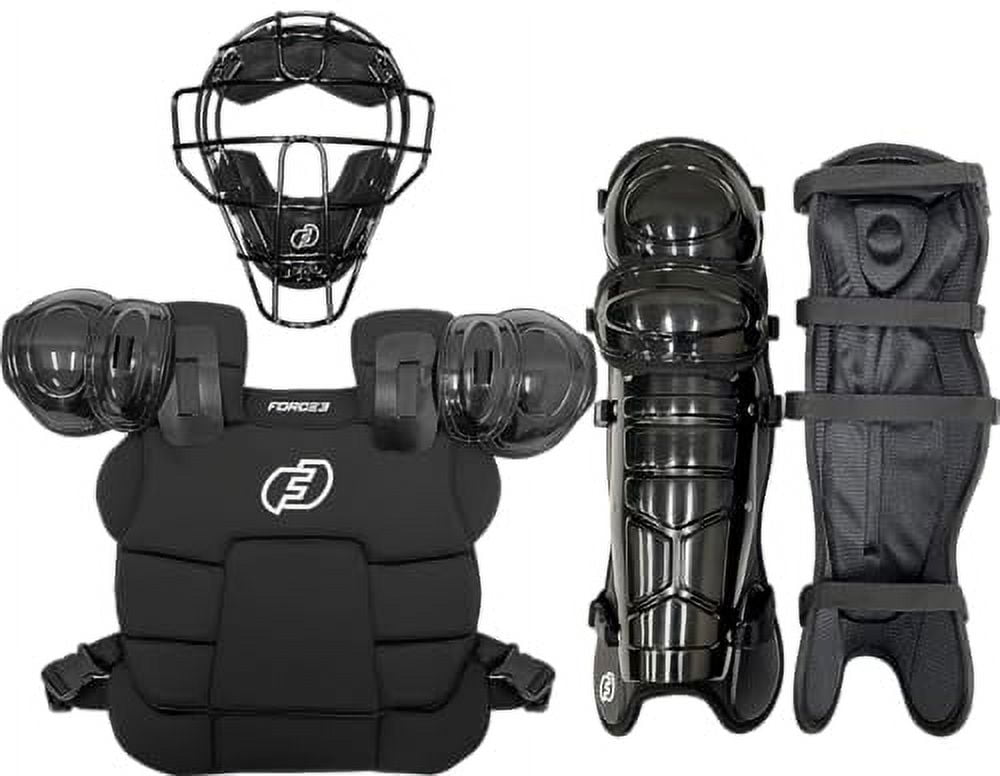 FORCE3 PRO GEAR Ultimate Umpire Set with Black/Black Traditional ...