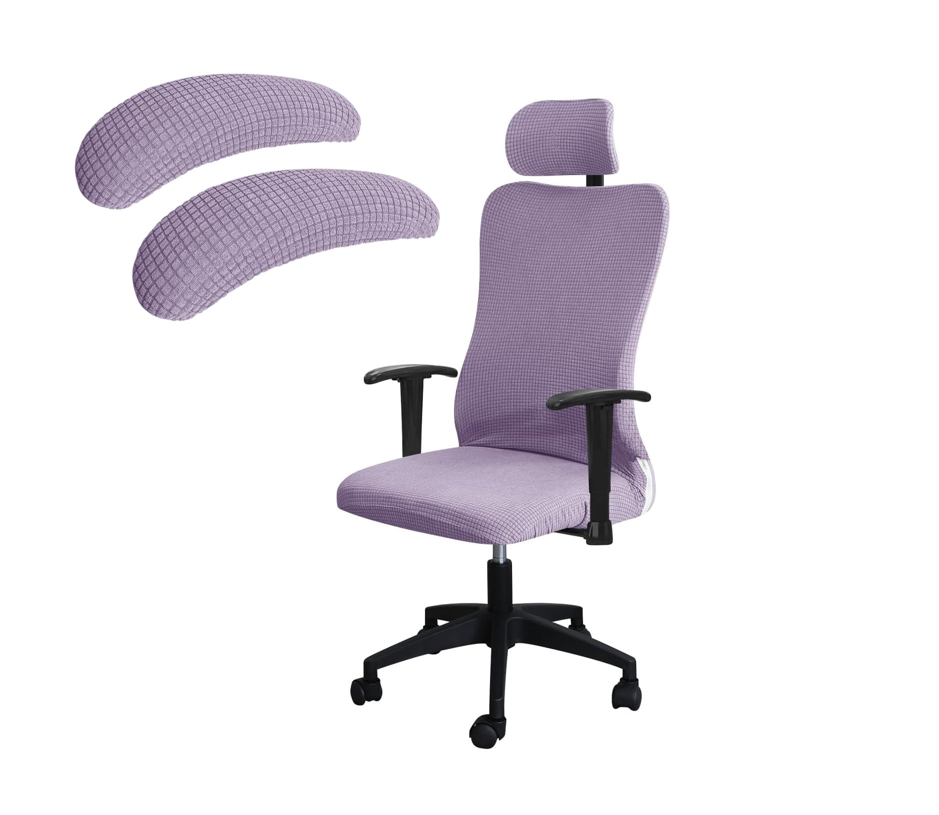 FORCHEER Ergonomic Office Chair Covers Set with Headrest Cover Water ...
