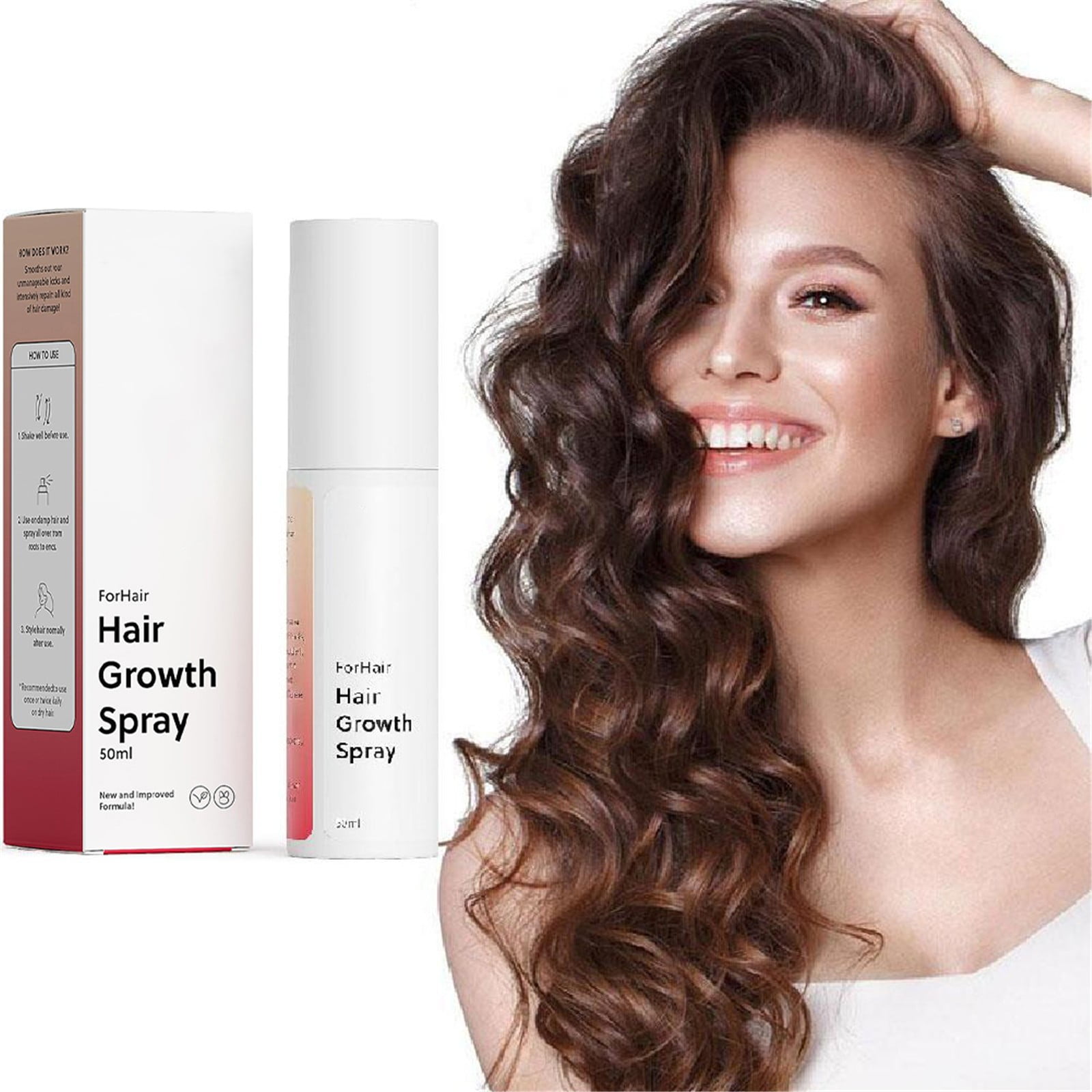 FORCHICS Hair Growth Spray, Biotin Hair Oil Spray for Fast Hair Growth ...