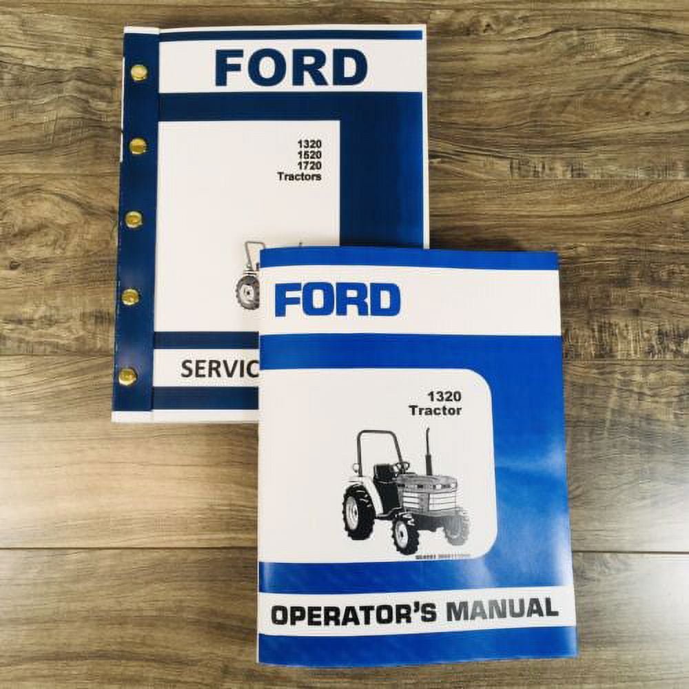 FORD 1320 TRACTOR SERVICE OPERATORS MANUAL OWNERS REPAIR SHOP SET ...