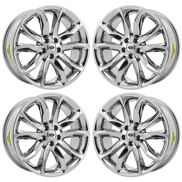 FORD EXPLORER 2011 - 2019 PVD BRIGHT CHROME Factory OEM Wheels Rims ...