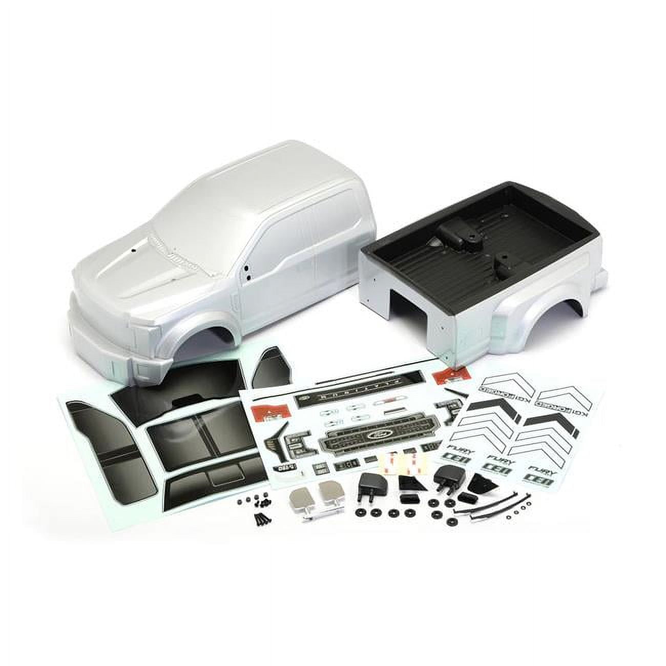 FORD F-450 SD Complete Model Car Body Set, Silver Mercury - Walmart.com