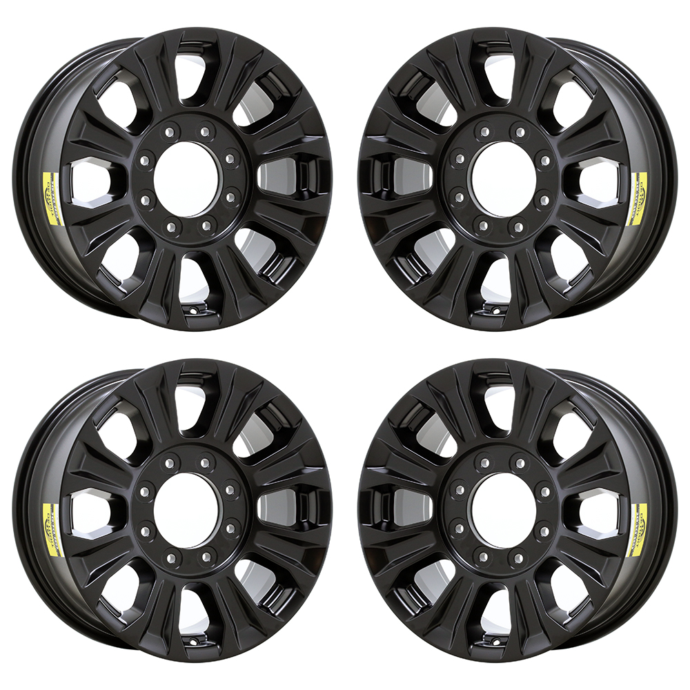 FORD F250 2017 - 2022 SATIN BLACK Factory OEM Wheels Rims (Not Replicas ...