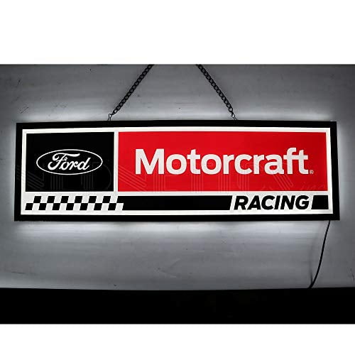 Ford Motorcraft Racing Logo Ultra Slim Line Backlit LED Sign 29" x 10 ...