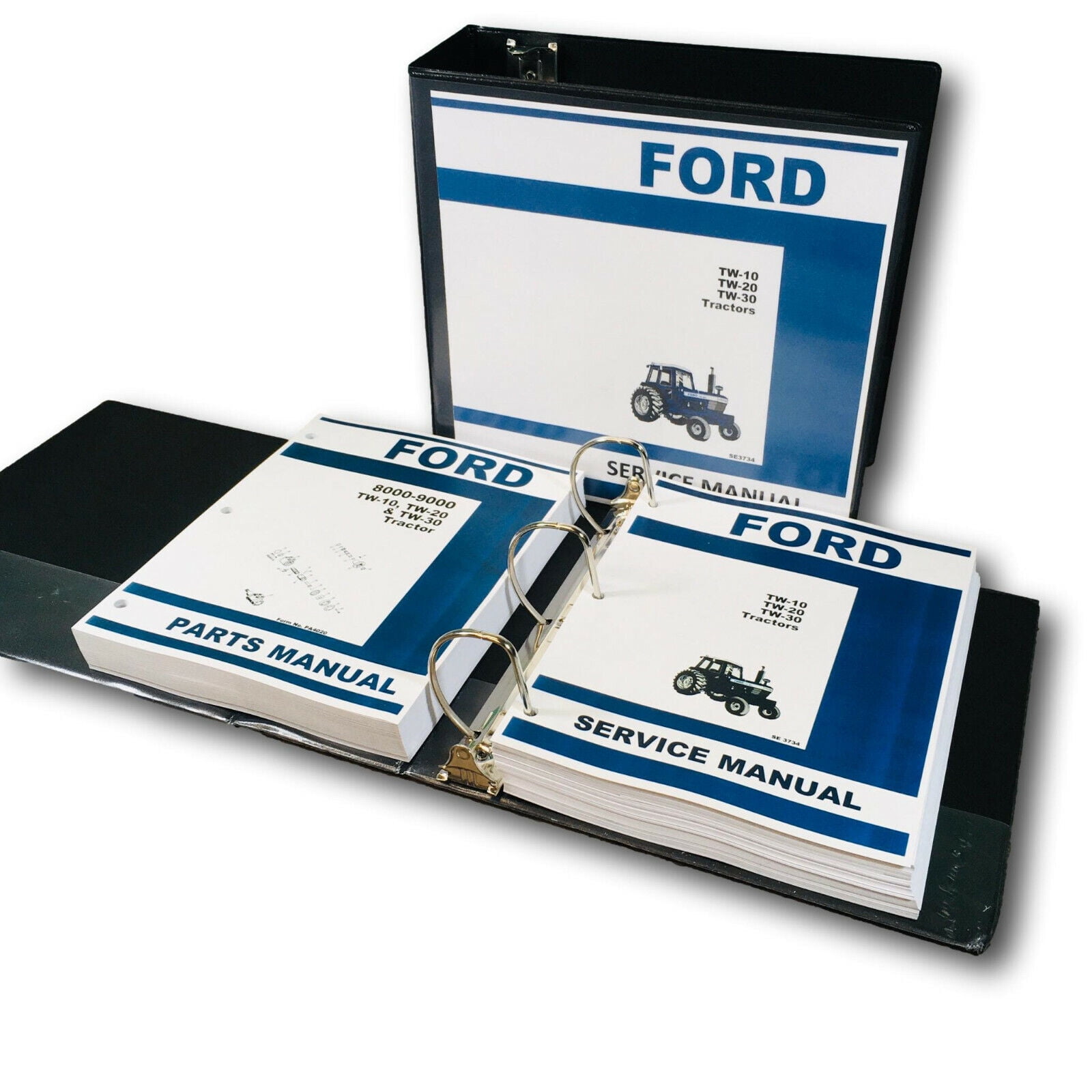 FORD TW20 TW20 TW30 TRACTOR SERVICE PARTS MANUAL REPAIR SHOP SET ...