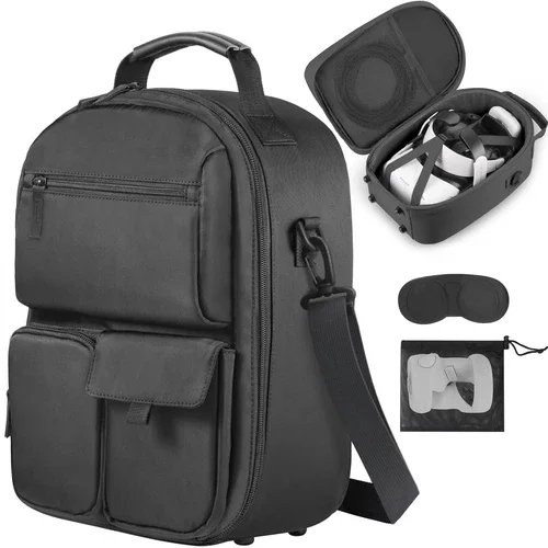 FOREGOER Carrying Case for Meta Quest 3/Quest 3S/Oculus Quest 2, Hard ...
