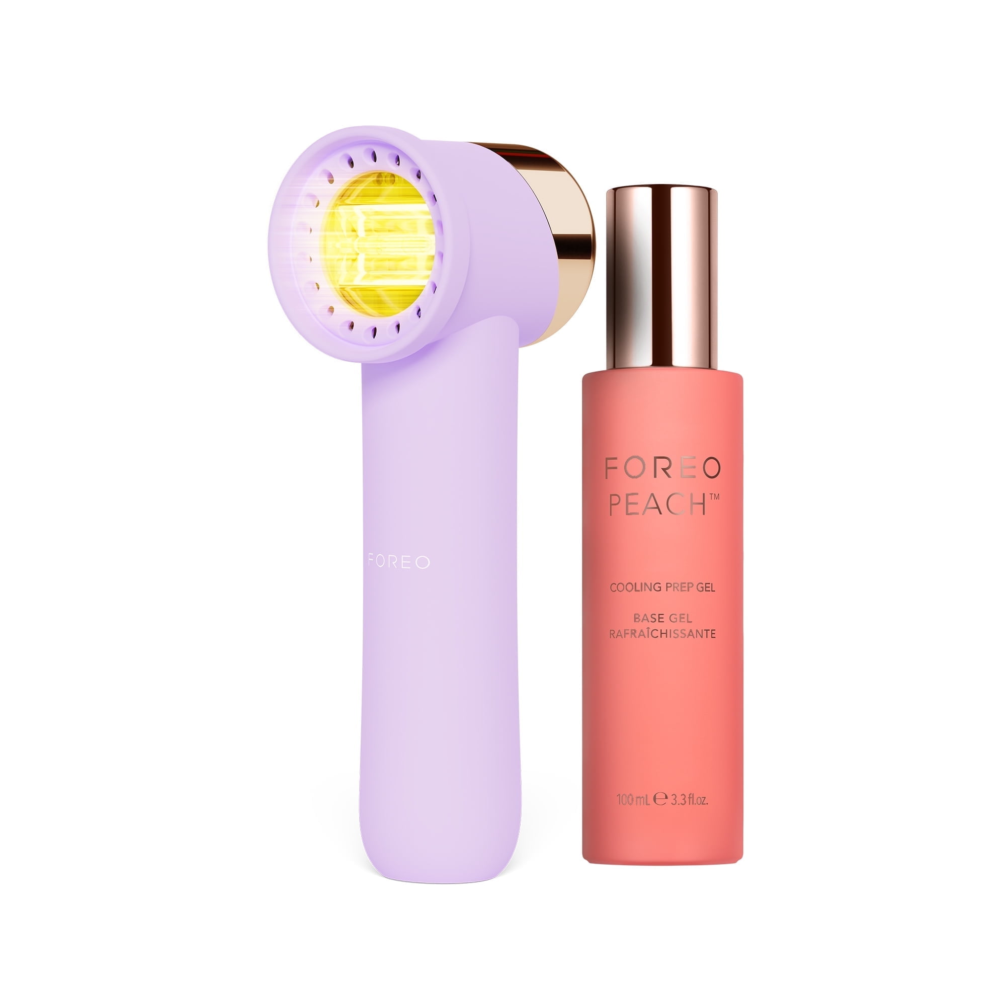 FOREO PEACH 2 go Set -IPL Hair Removal Device + Cooling Prep Gel ...