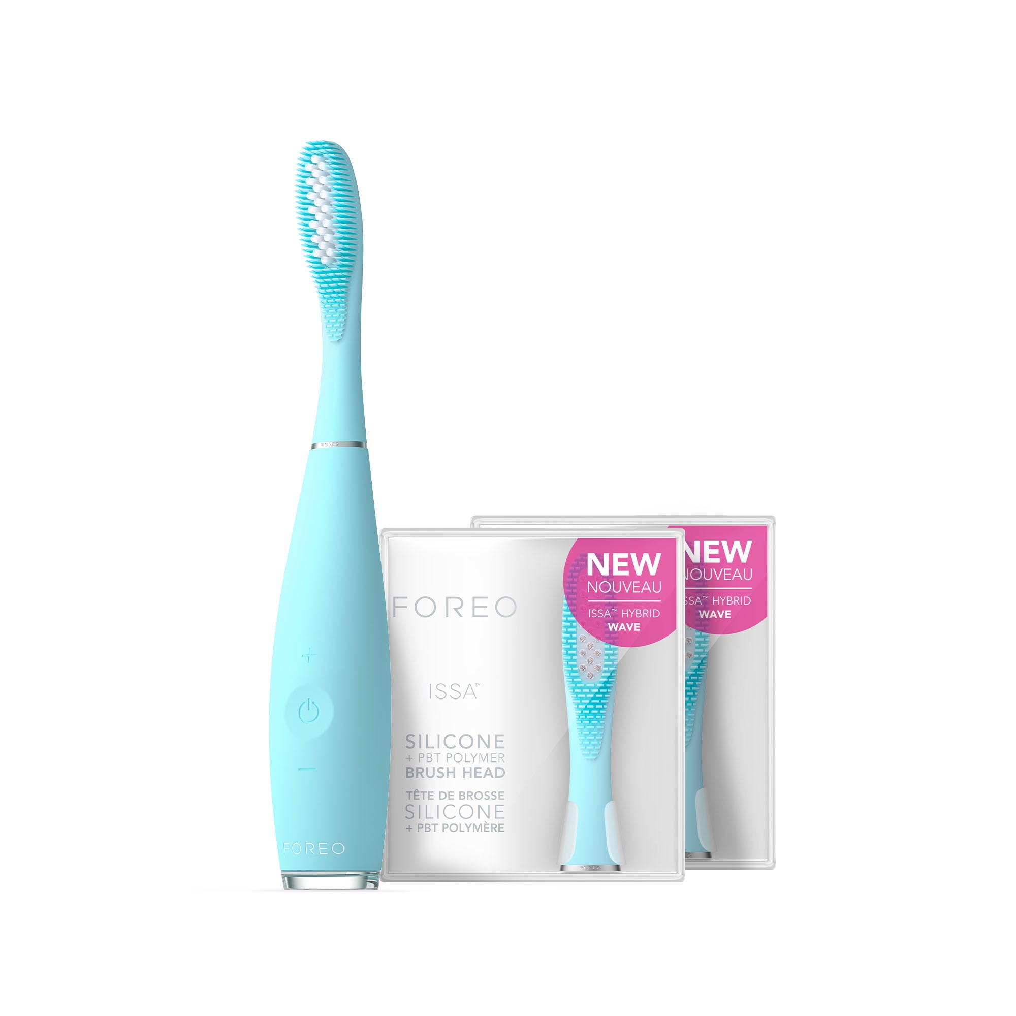 FOREO Total Oral Care ISSA 3 Bundle - Ultra-Hygienic 4-in-1 Silicone ...