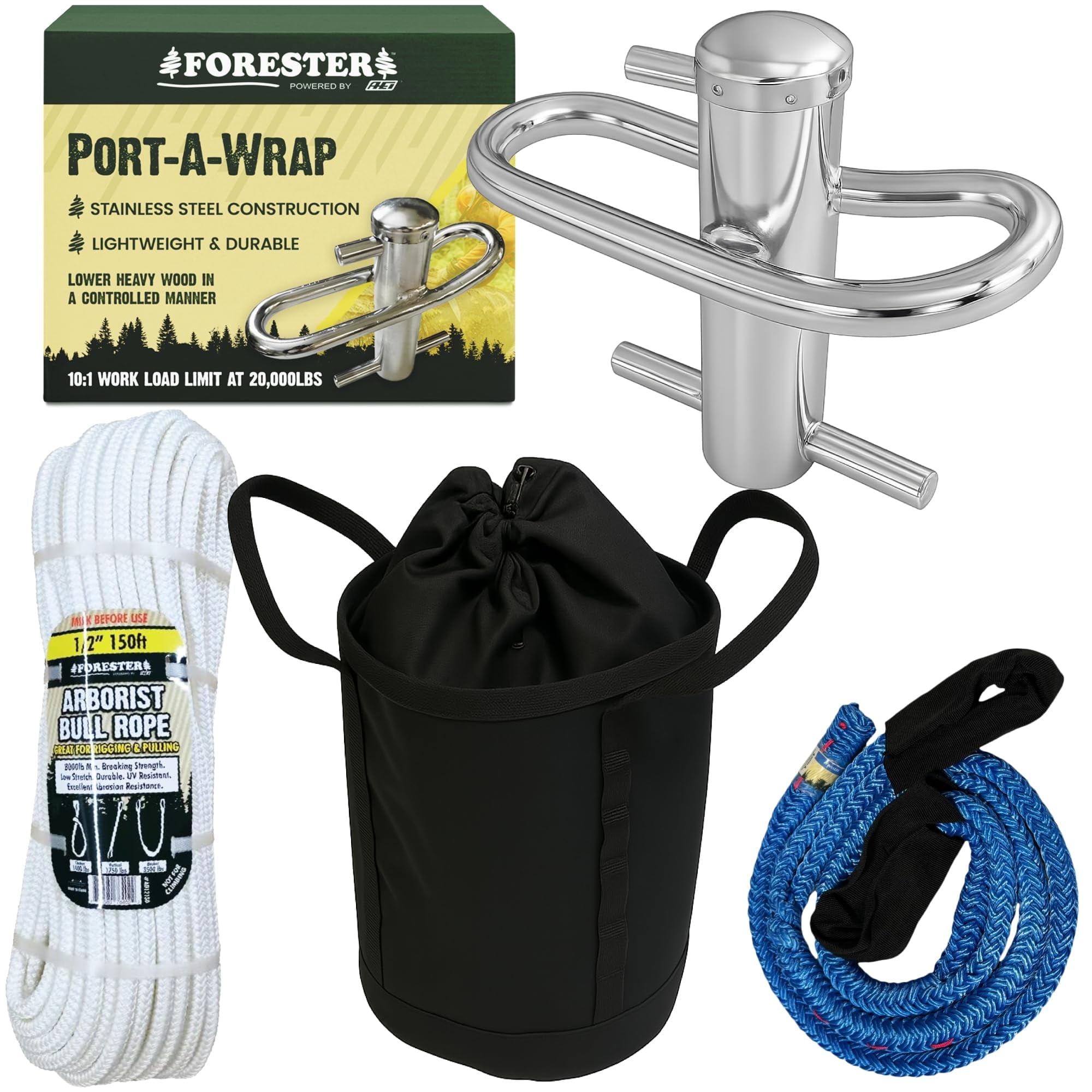 FORESTER Port-A-Wrap Kit | Includes Bull Rope, Whoopie Sling, Port Wrap ...