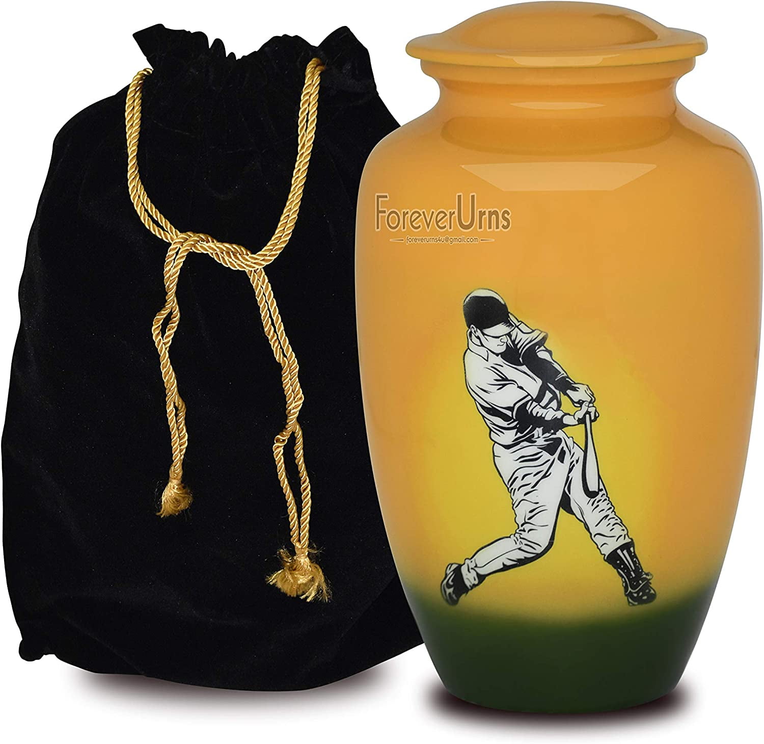 FOREVER URNS Adult Cremation Urn Baseball Urn For Human Ashes ...
