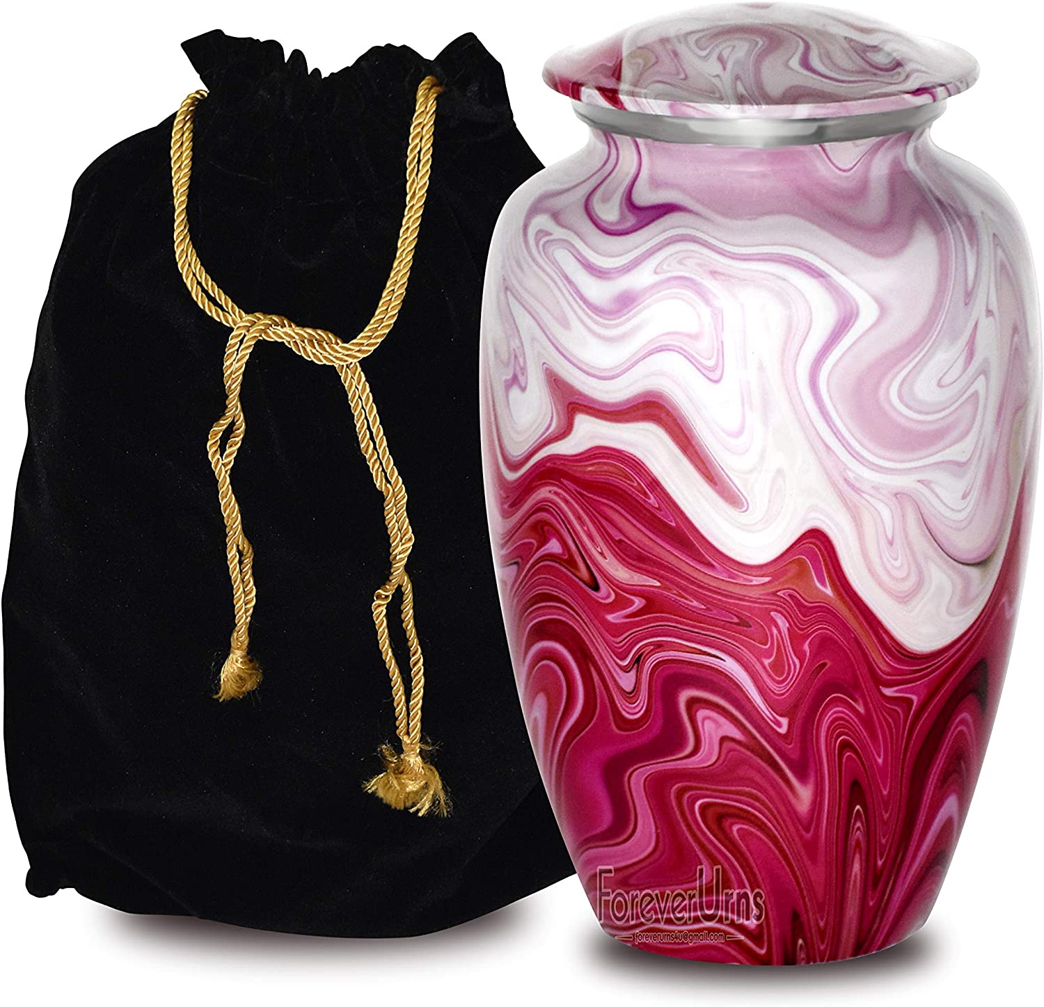 Urnsdirect2u Cloudy Red Adult Urn with 2 Tokens - Walmart.com