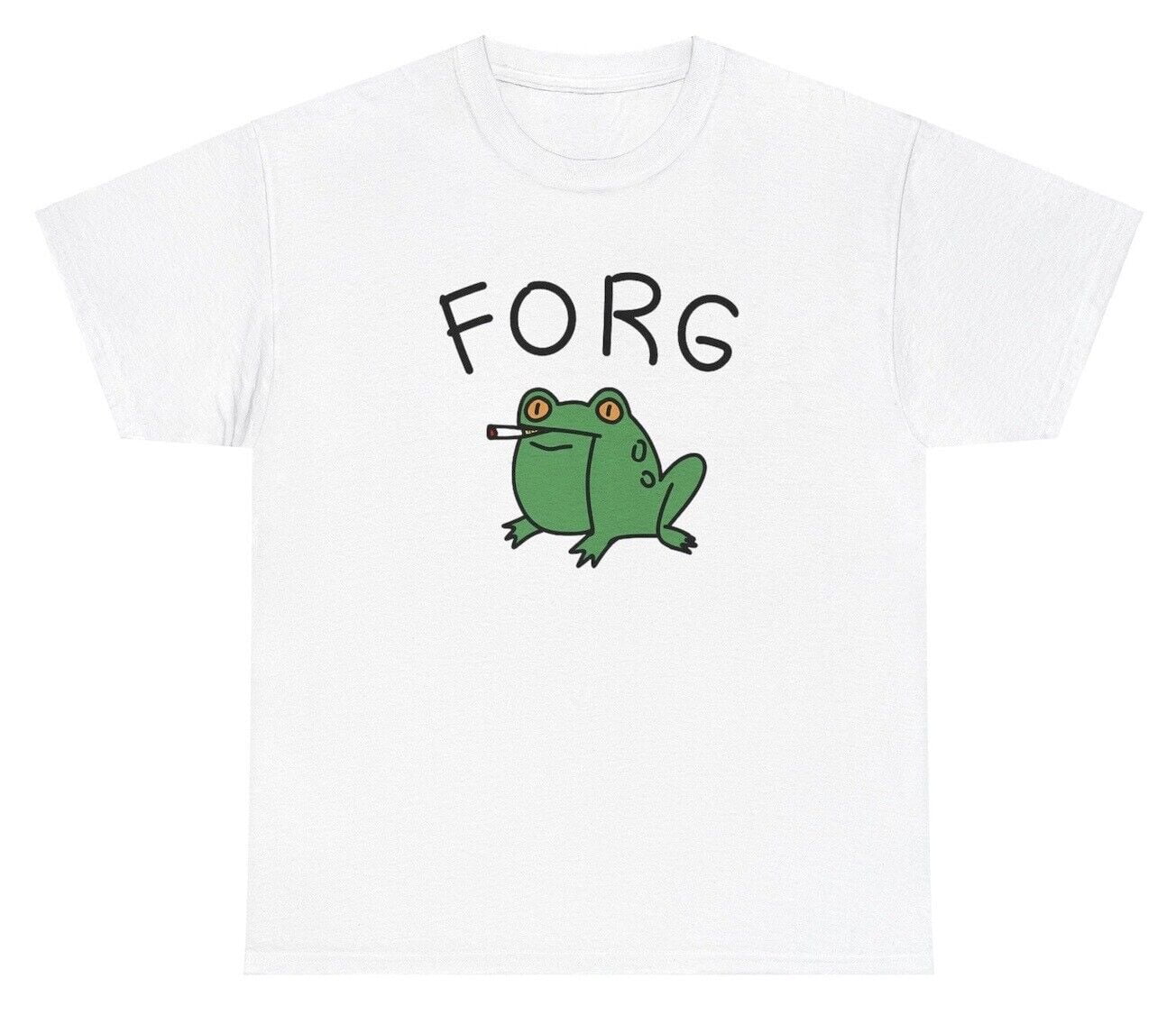 FORG Frog T Shirt Funny Oddly Specific Cursed Meme Gen Z Weird Joke ...
