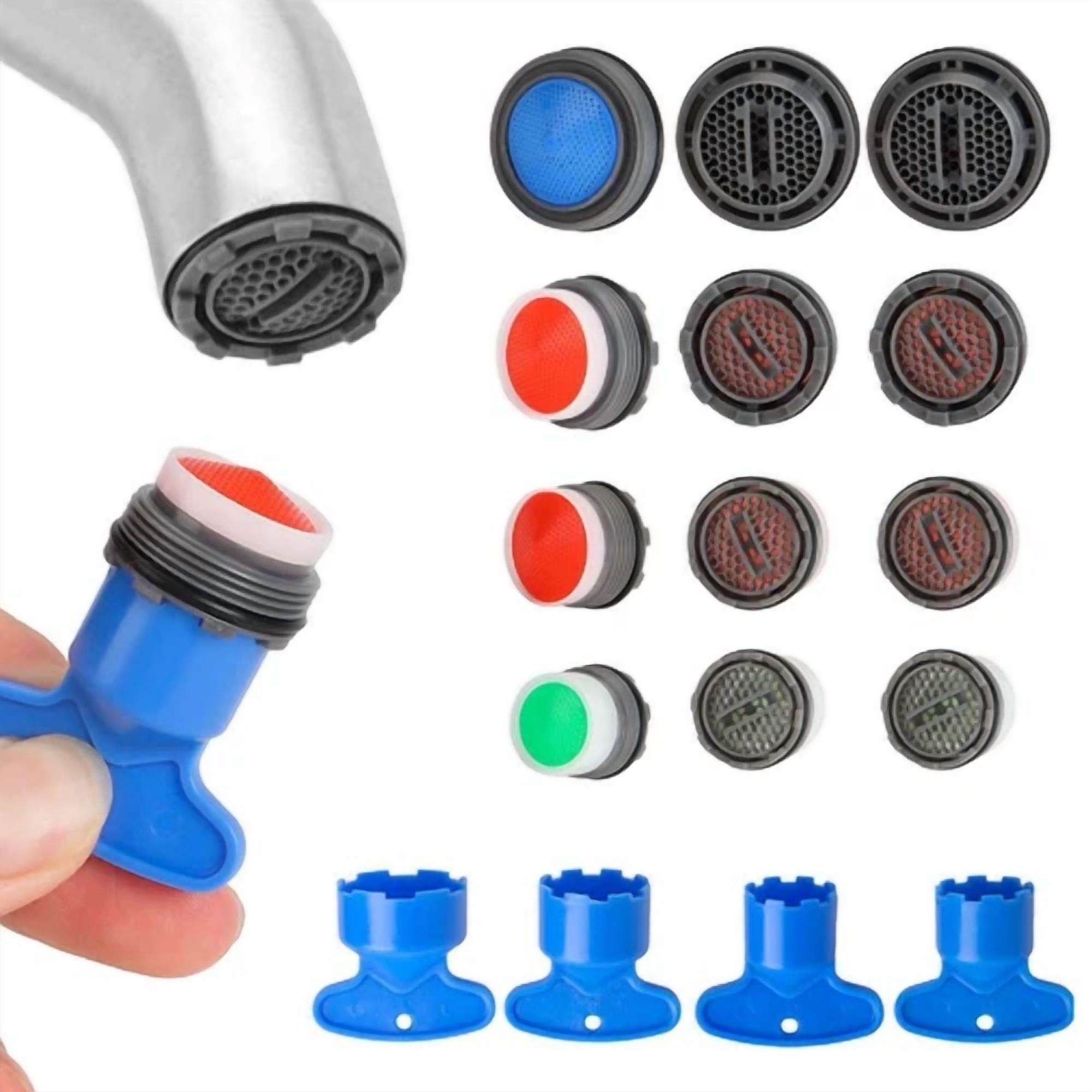 FORGE- 12 Pcs Faucet Aerator Cache Aerators Removal Tool Cache Aerator ...