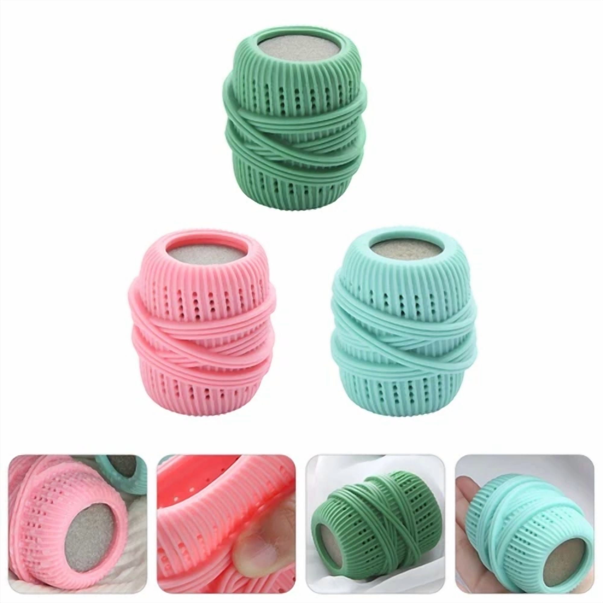 FORGE- 3 Pcs Anti-Tangle Laundry Balls Washing Machine For Fabric ...
