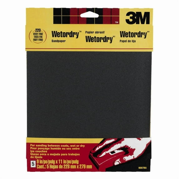 FORGE- 3M Wetordry Sandpaper, 9 In. X 11 In., Very Fine Grit, 5 Sheets ...