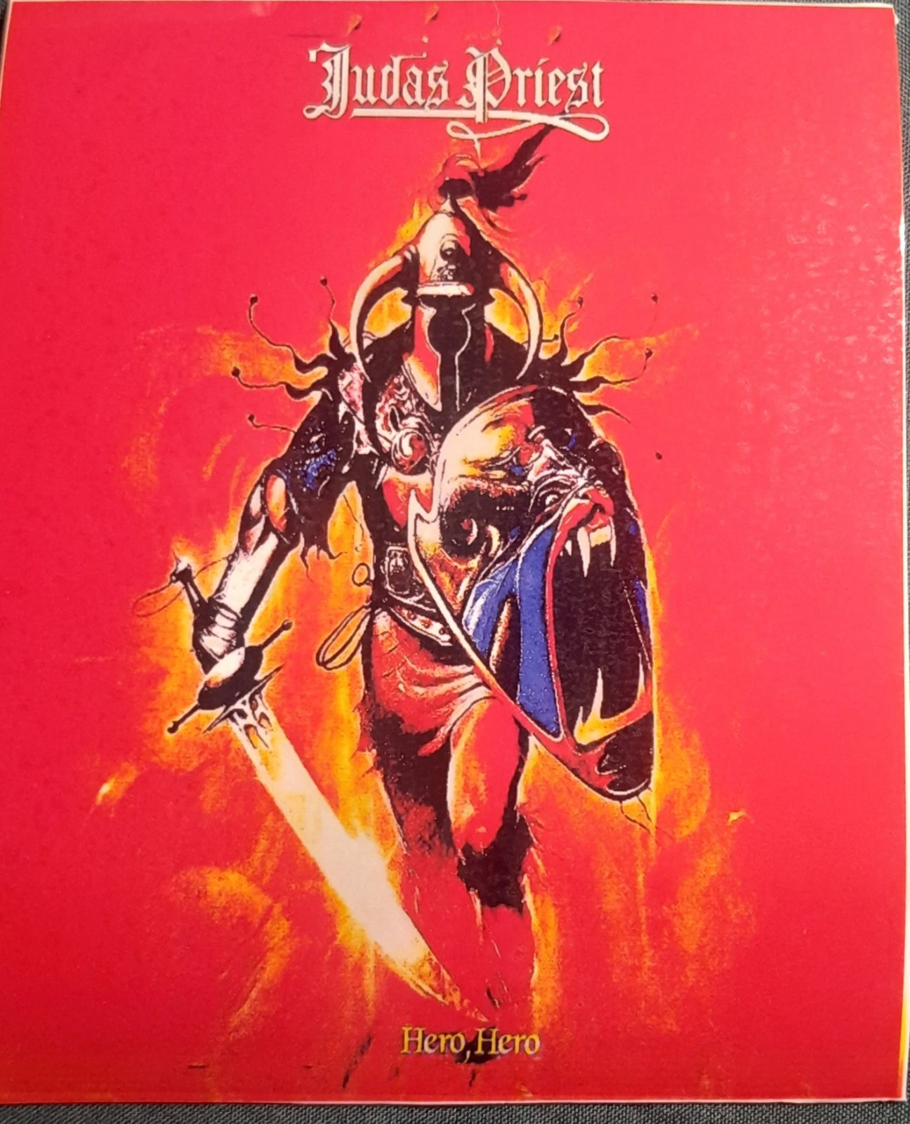 FORGE- Judas Priest Hero Hero Vinyl Sticker +Uv Resist Clear Coat ...