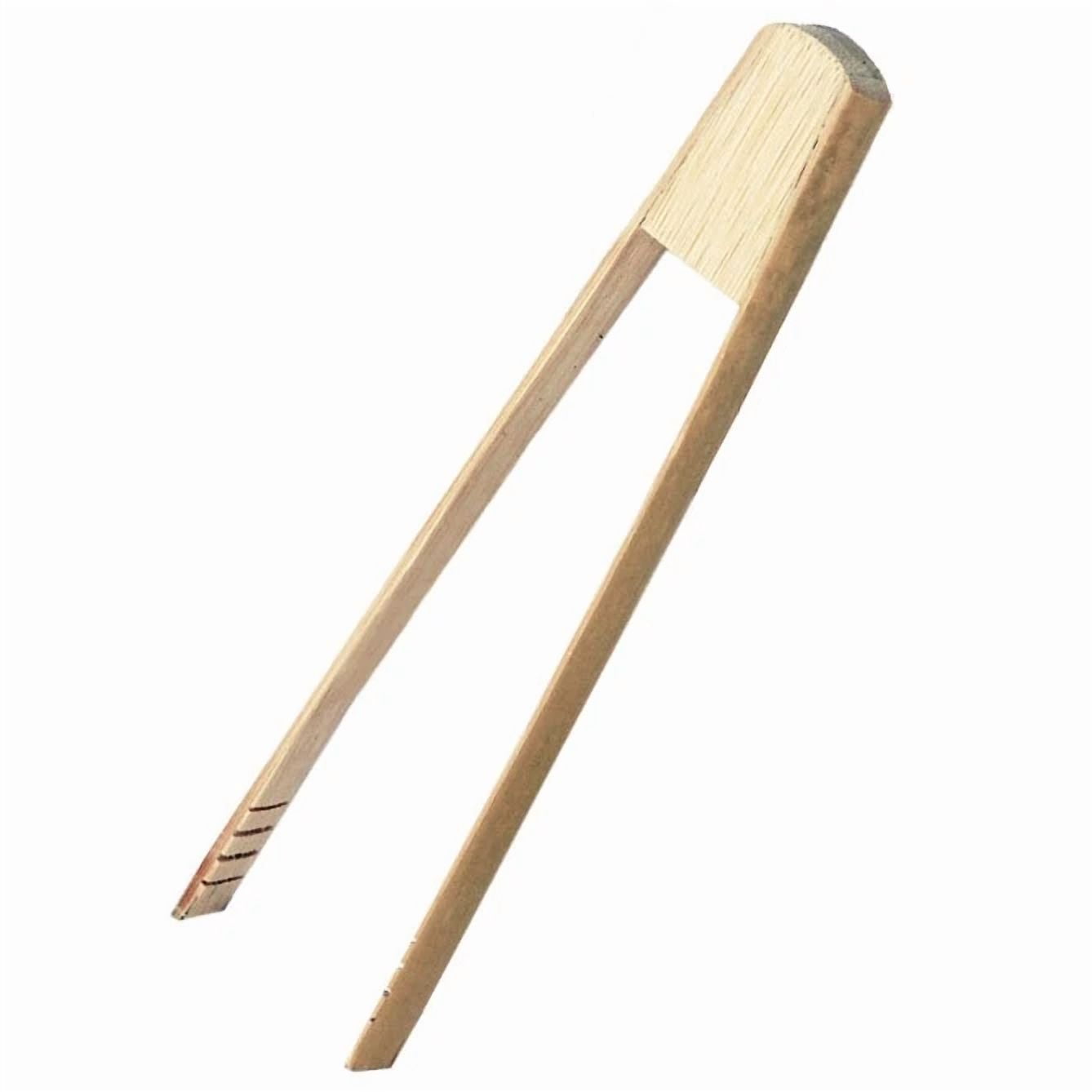 FORGE- Natural Bamboo 7" Mini Serving Tong Kitchen Ice Food Party ...
