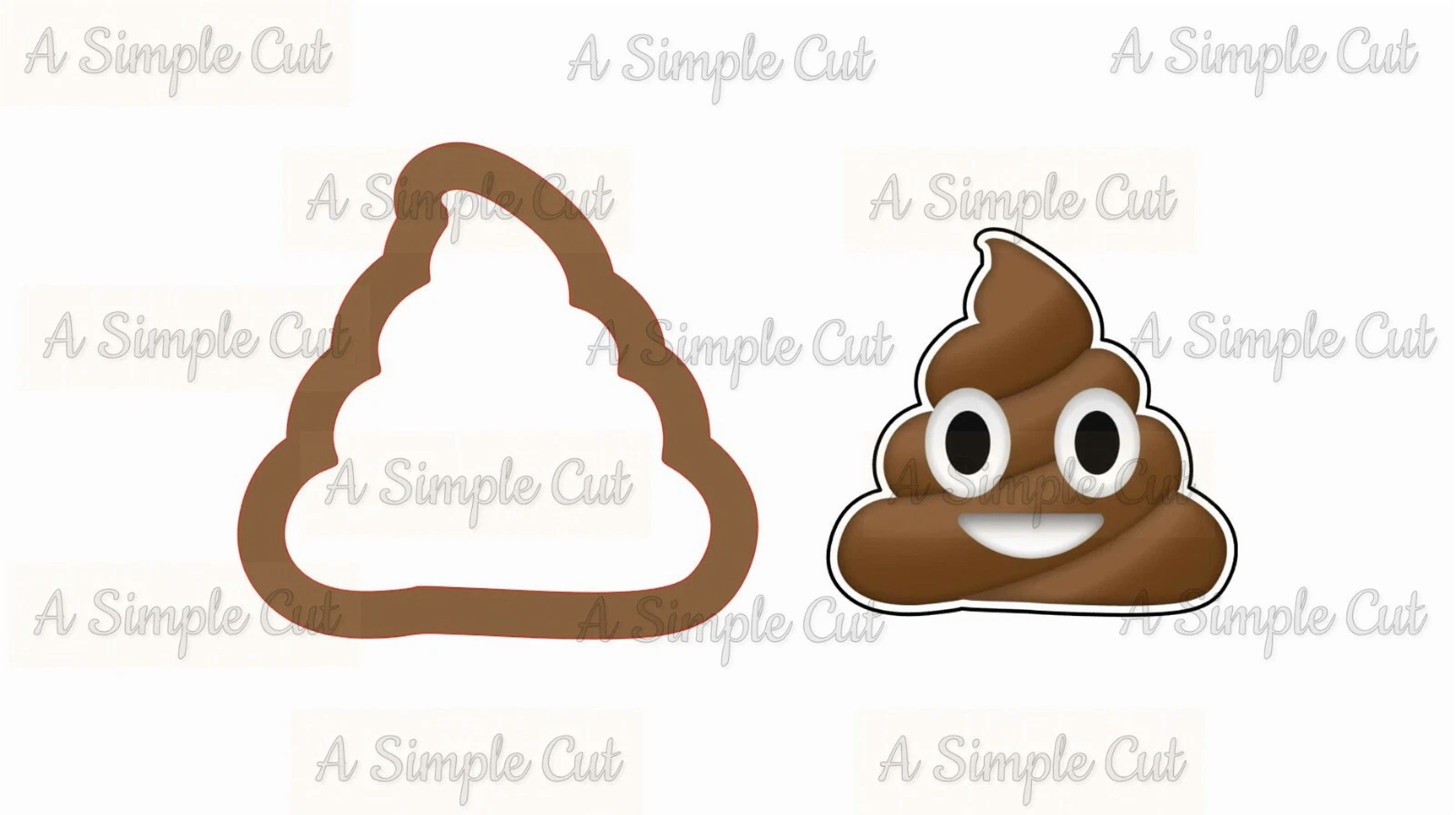 FORGE- Poop Emoji Cookie Cutter - Walmart.com