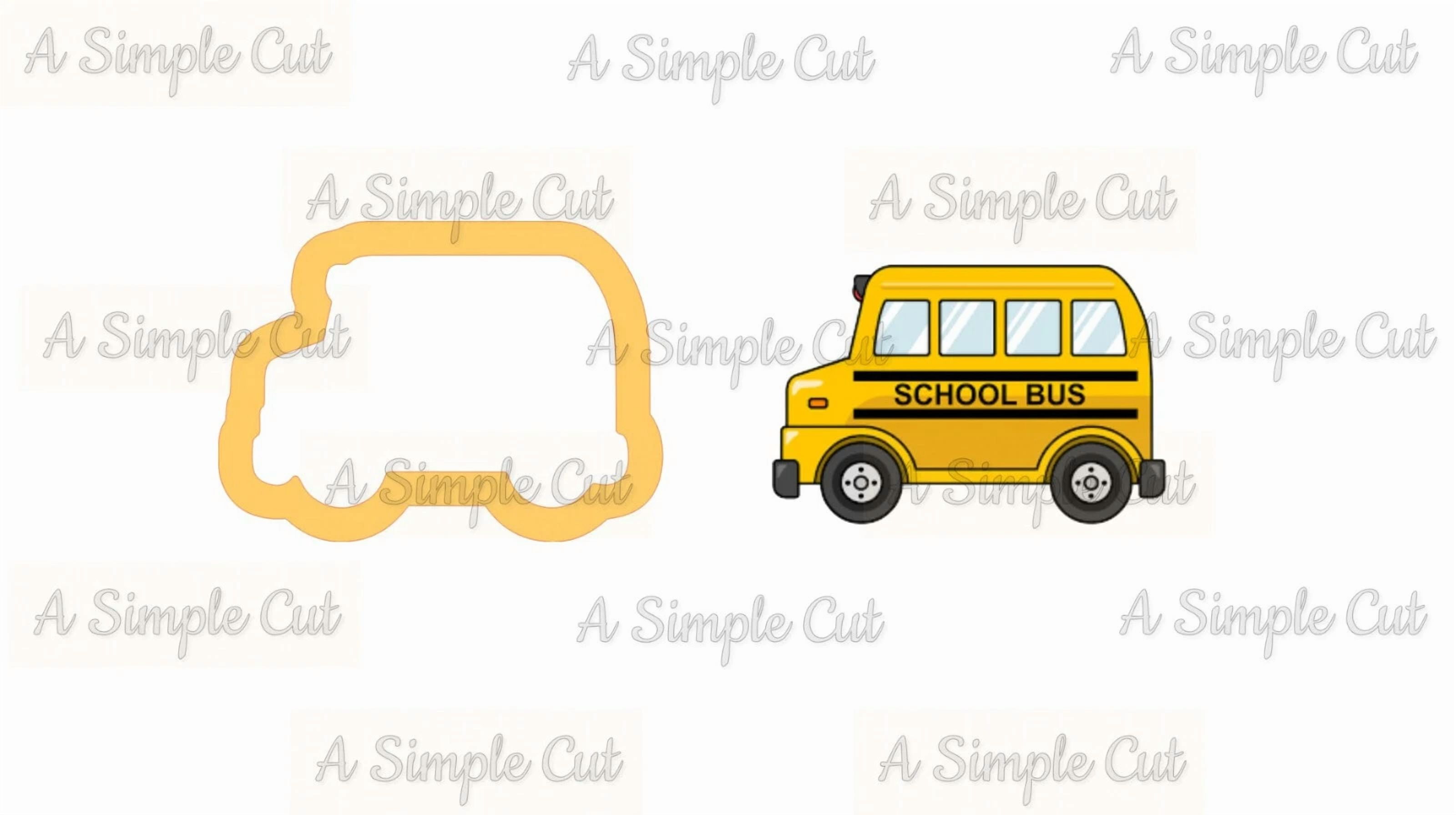 FORGE- School Bus Side Cookie Cutter - Walmart.com