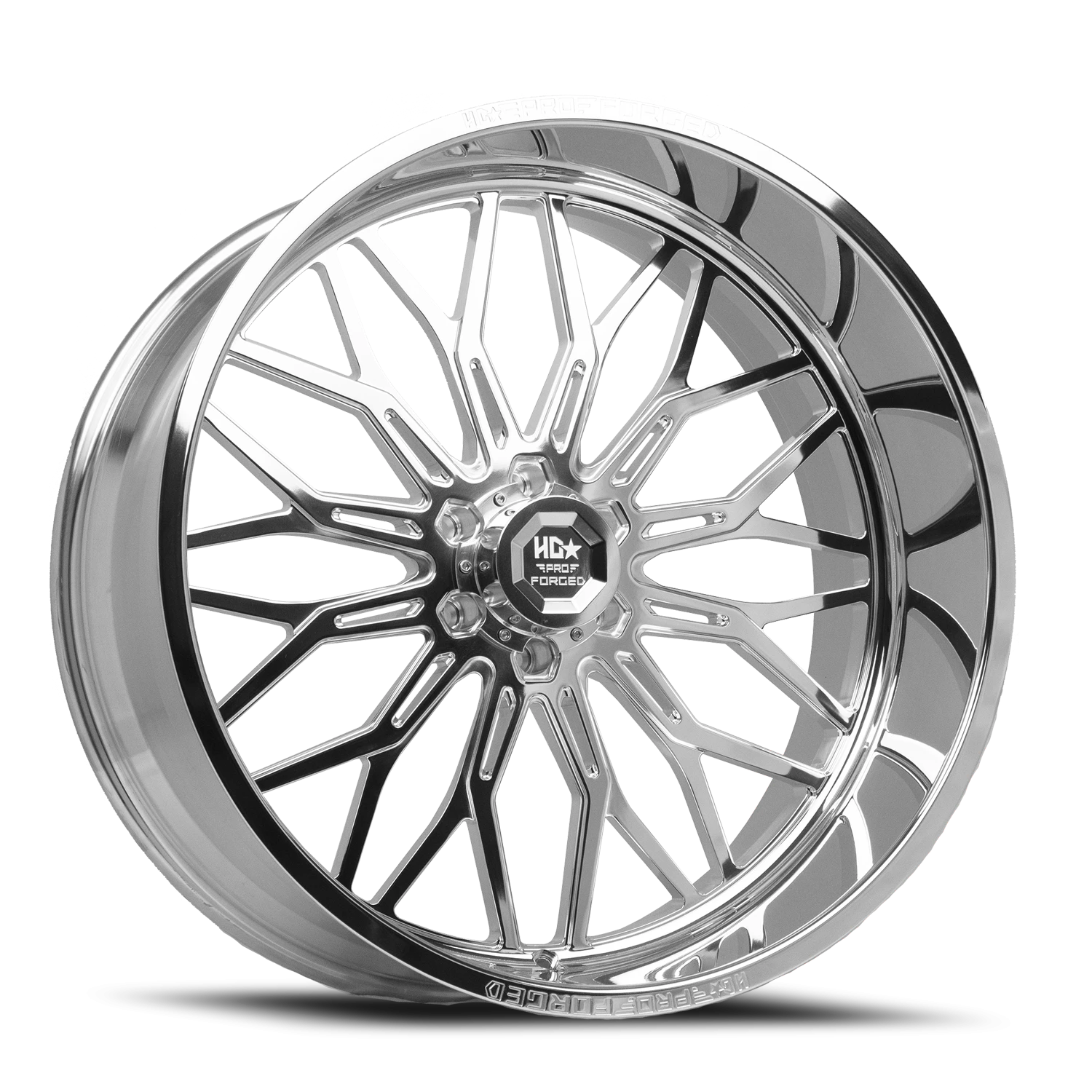 FORGED DUALLY HD03 APACHE 26X8.25 8X210 132 154.3 Polished (Inner ...