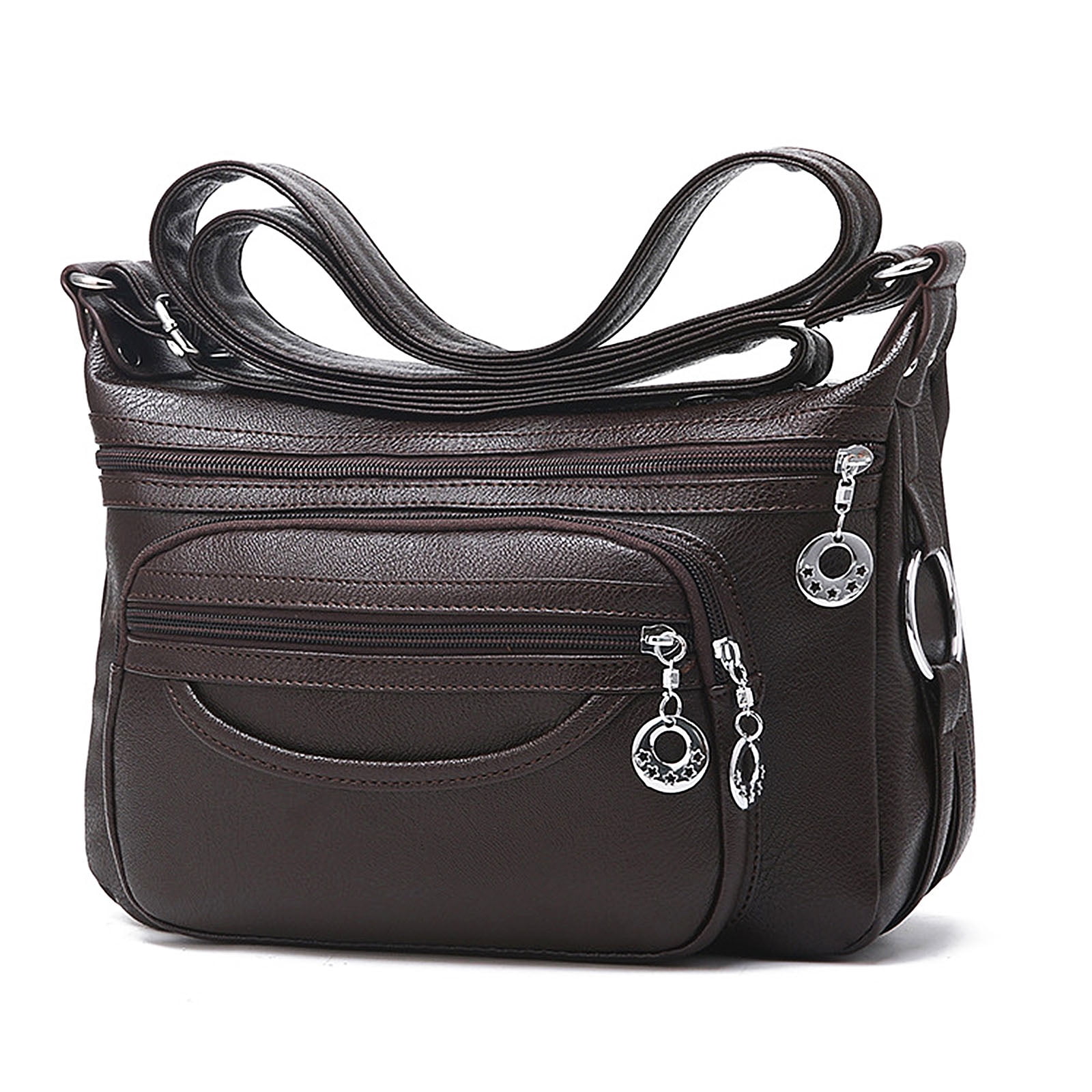 FORJOE Women Crossbody Bag Leather Handbag Pocketbook Lightweight ...