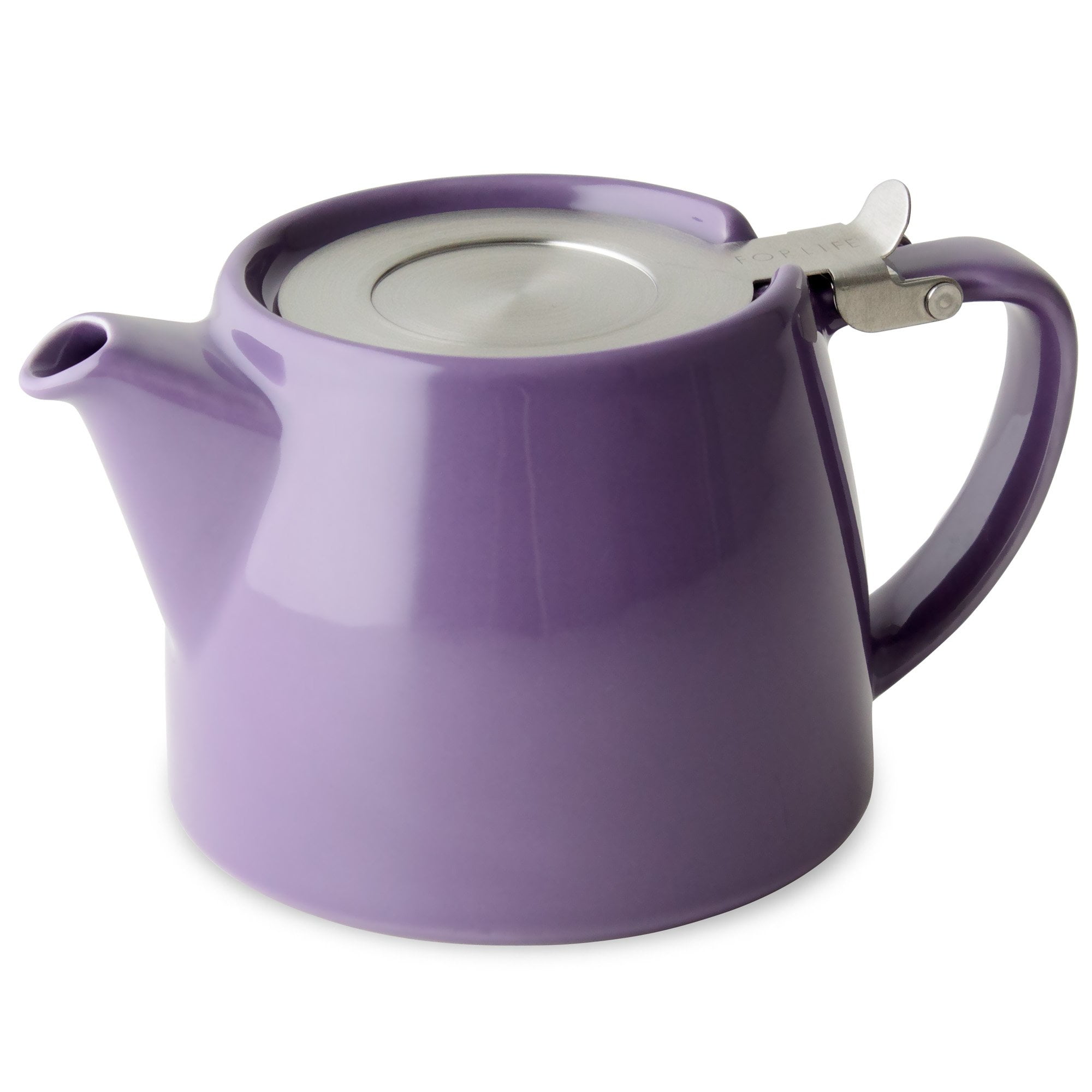 FORLIFE Stump Teapot with SLS Lid and Infuser, 18-Ounce, Purple ...