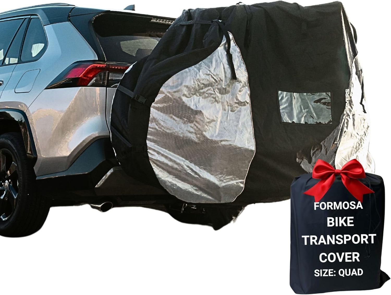 FORMOSA Protective Travel Bike Cover for Transport on Rack - Travel ...