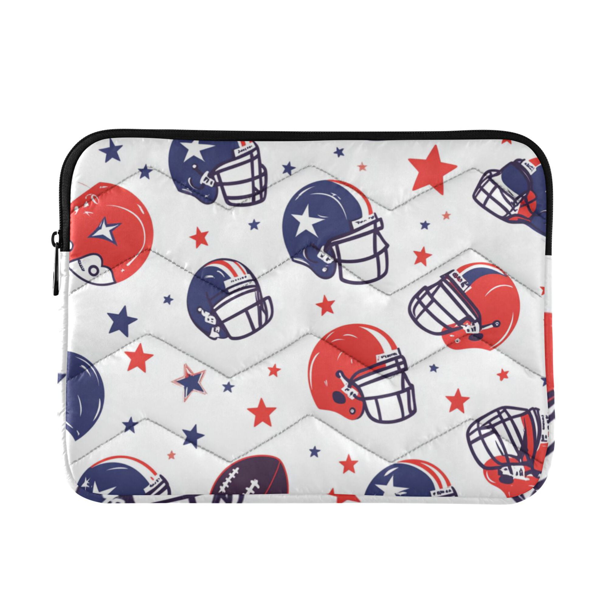 FORMRS 13-13.3 inch Laptop Sleeve Case Soft Carrying Quilted Computer Bag Cover, Star Spangled ...