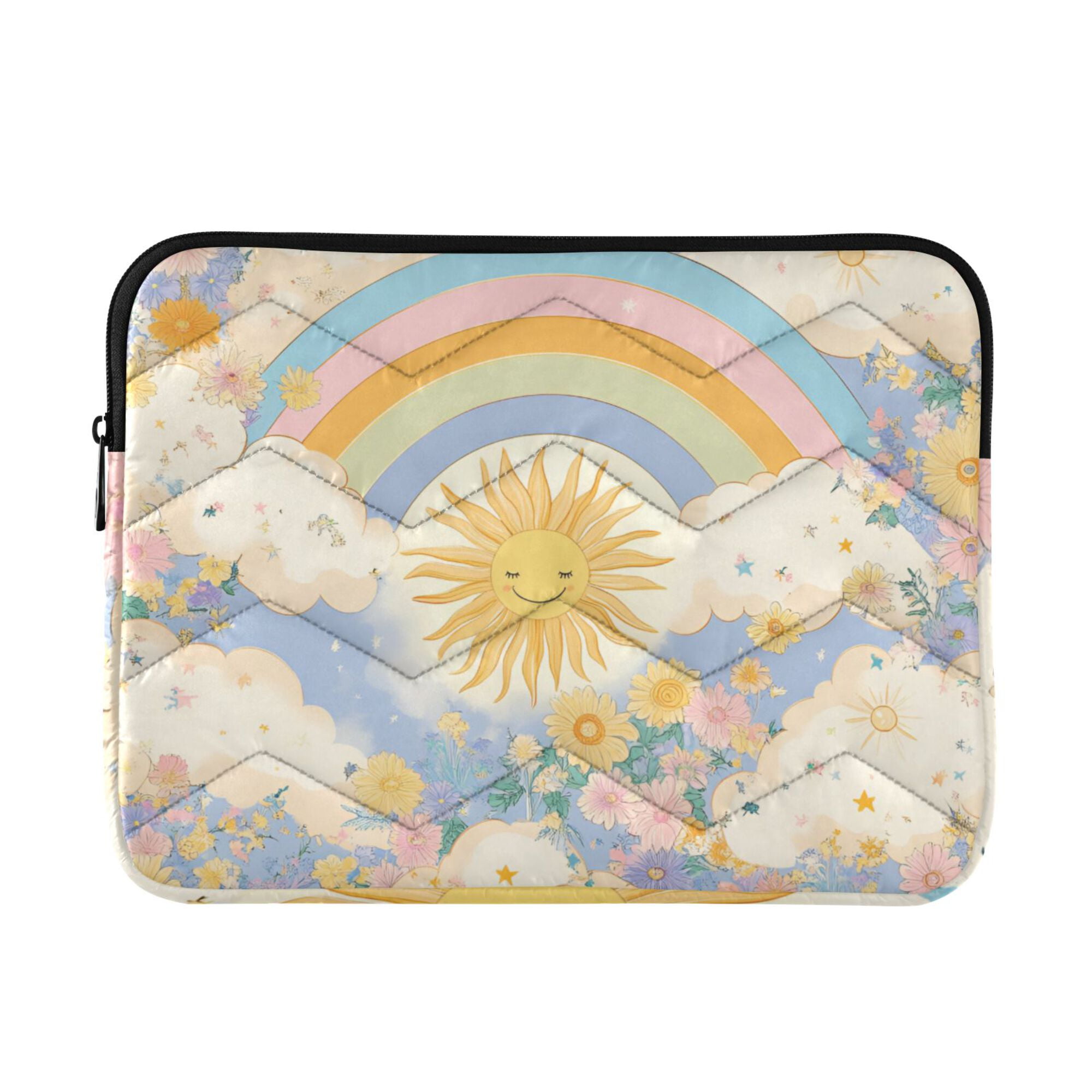 FORMRS 15-15.6 inch Laptop Sleeve Case Soft Carrying Quilted Computer ...