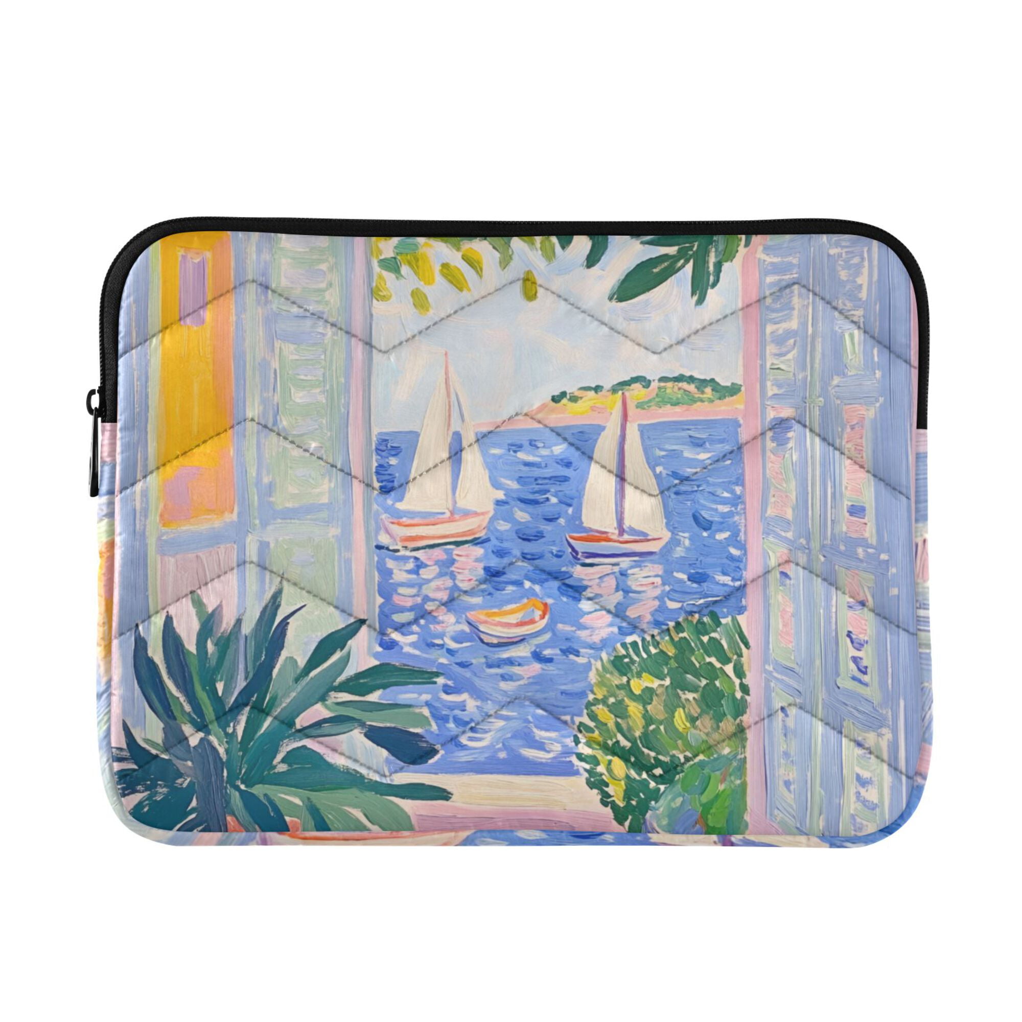 FORMRS 15-15.6 inch Laptop Sleeve Case Soft Carrying Quilted Computer ...