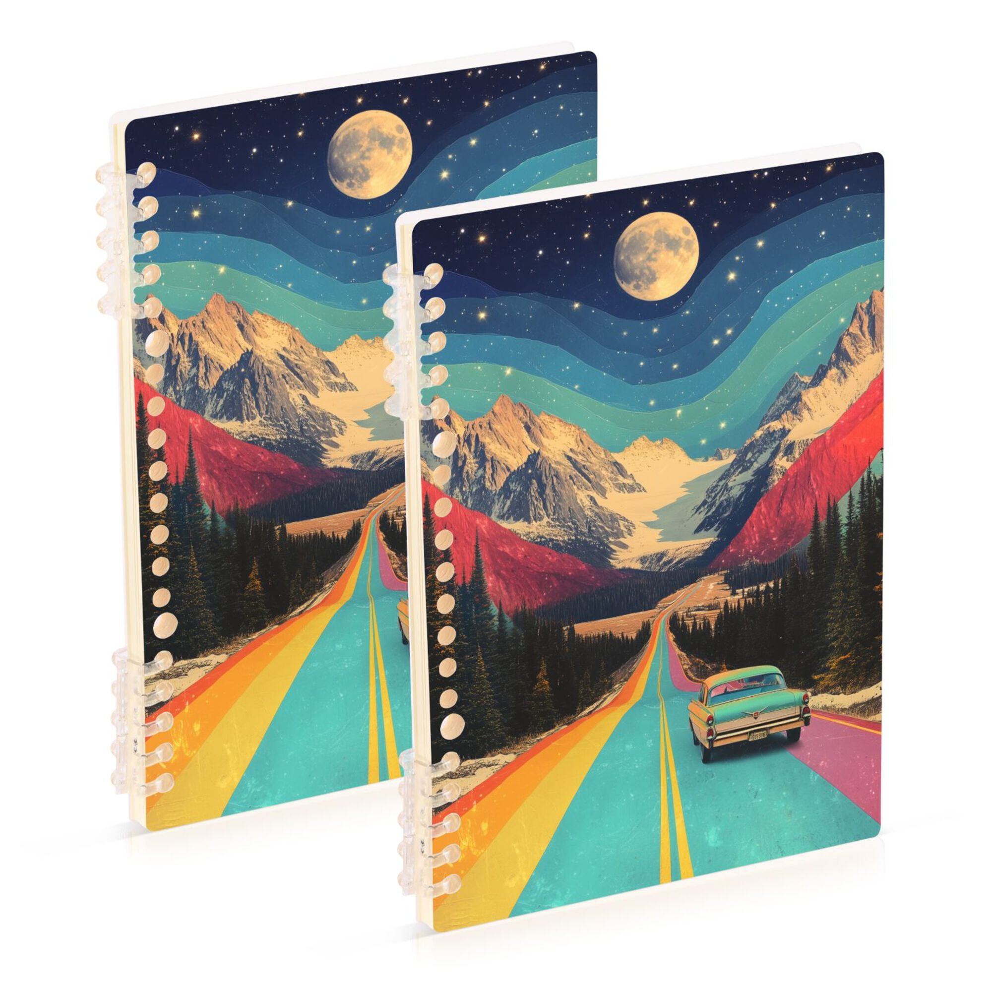 FORMRS 1-Subject Spiral Notebook 8" x 5" College Ruled 60 Refillable ...