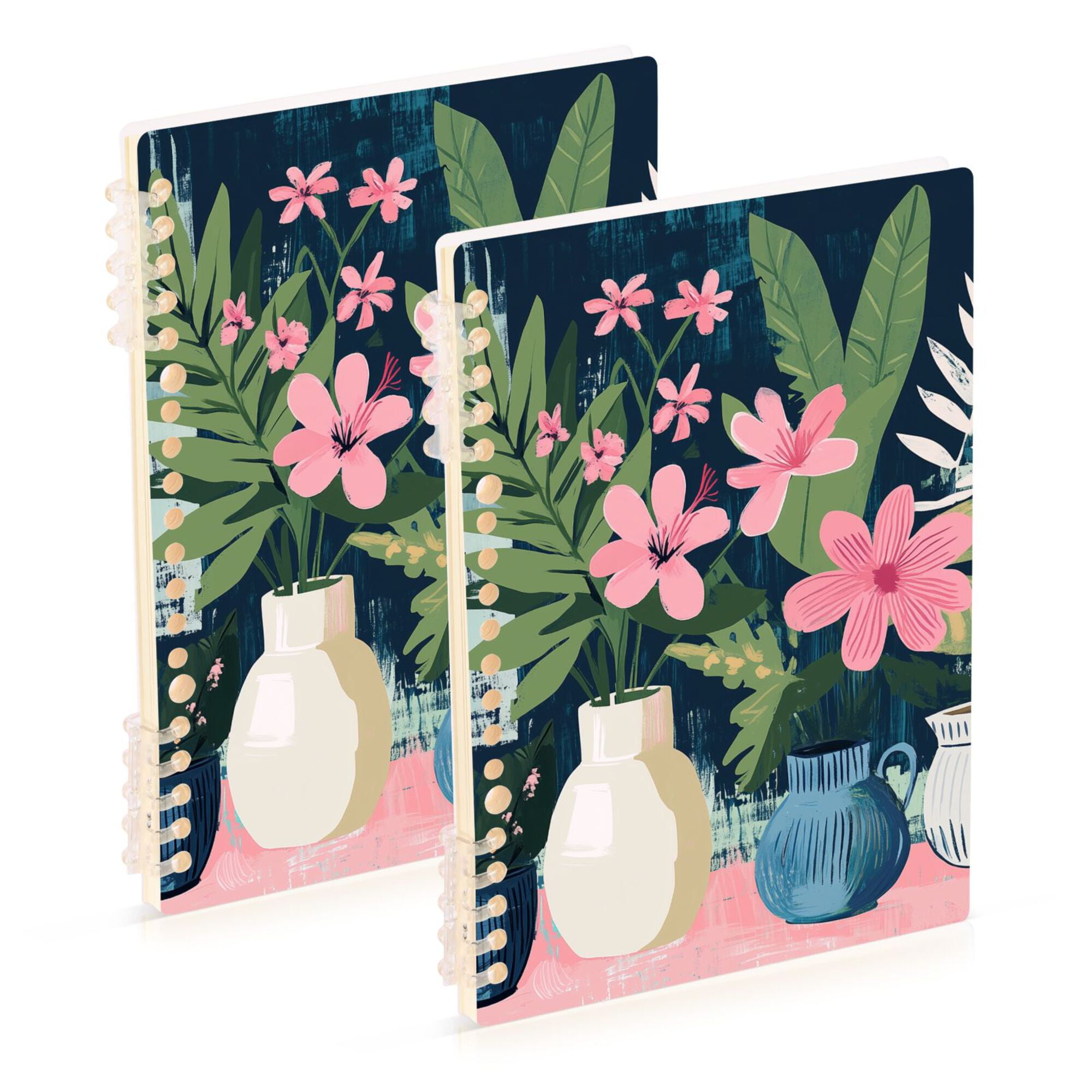 FORMRS 2 Pack Spiral Notebook College Ruled 1 Subject 8" x 5 ...