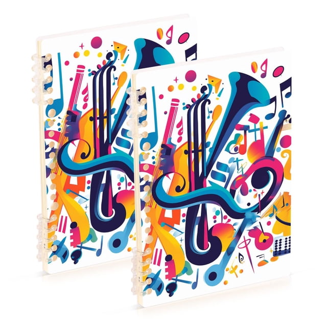 FORMRS 1-Subject Spiral Notebook 8" x 5" College Ruled 60 Refillable ...
