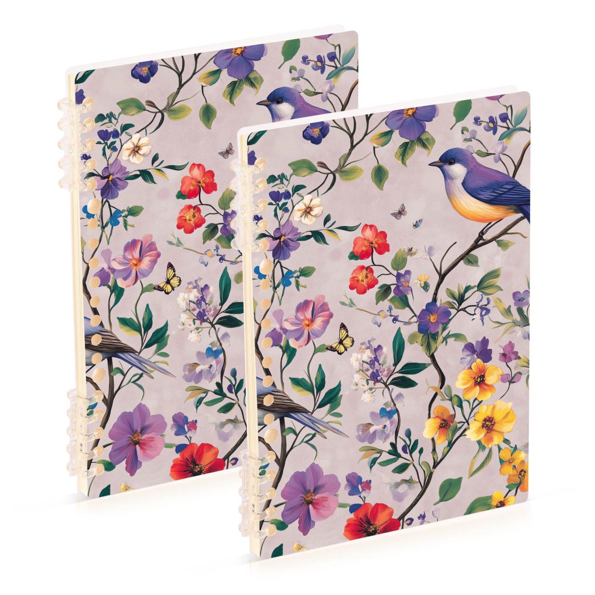 FORMRS 2 Pack Spiral Notebook College Ruled 1 Subject 8" x 5 ...