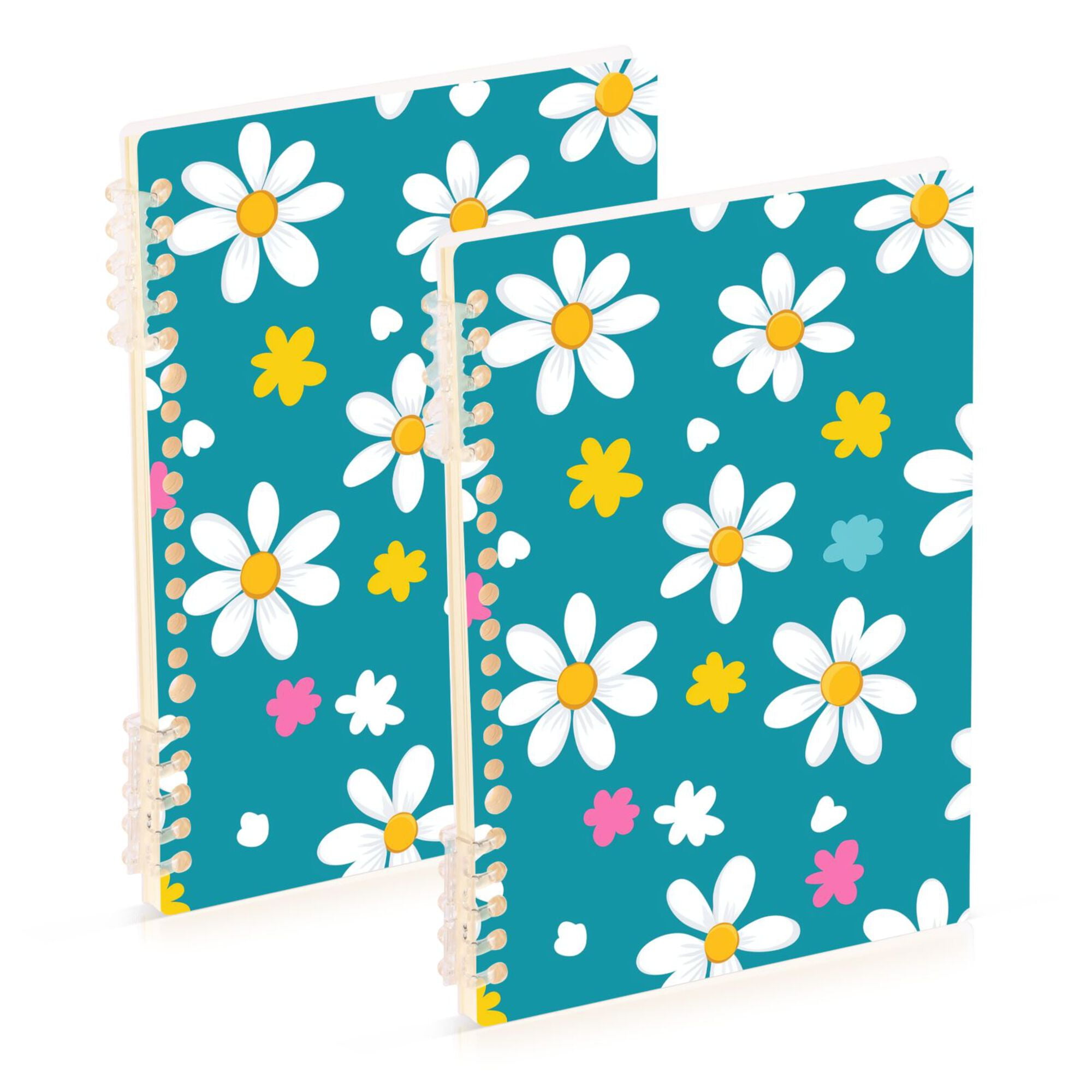 FORMRS 2 Pack Spiral Notebook College Ruled 1 Subject 8" x 5 ...