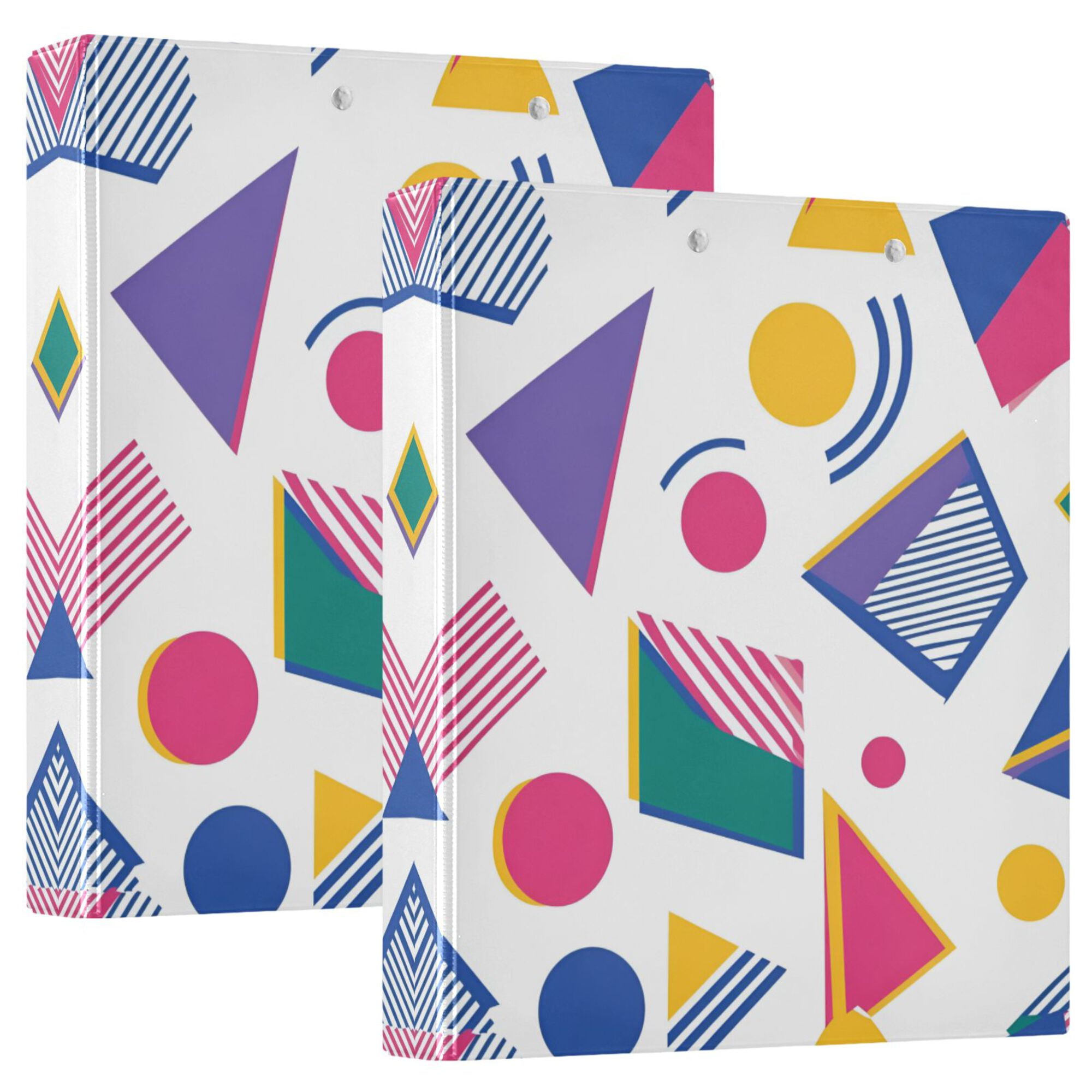 FORMRS 3 Ring Binder 1/2 inch with Pockets Set of 2 Clip Board 200 ...