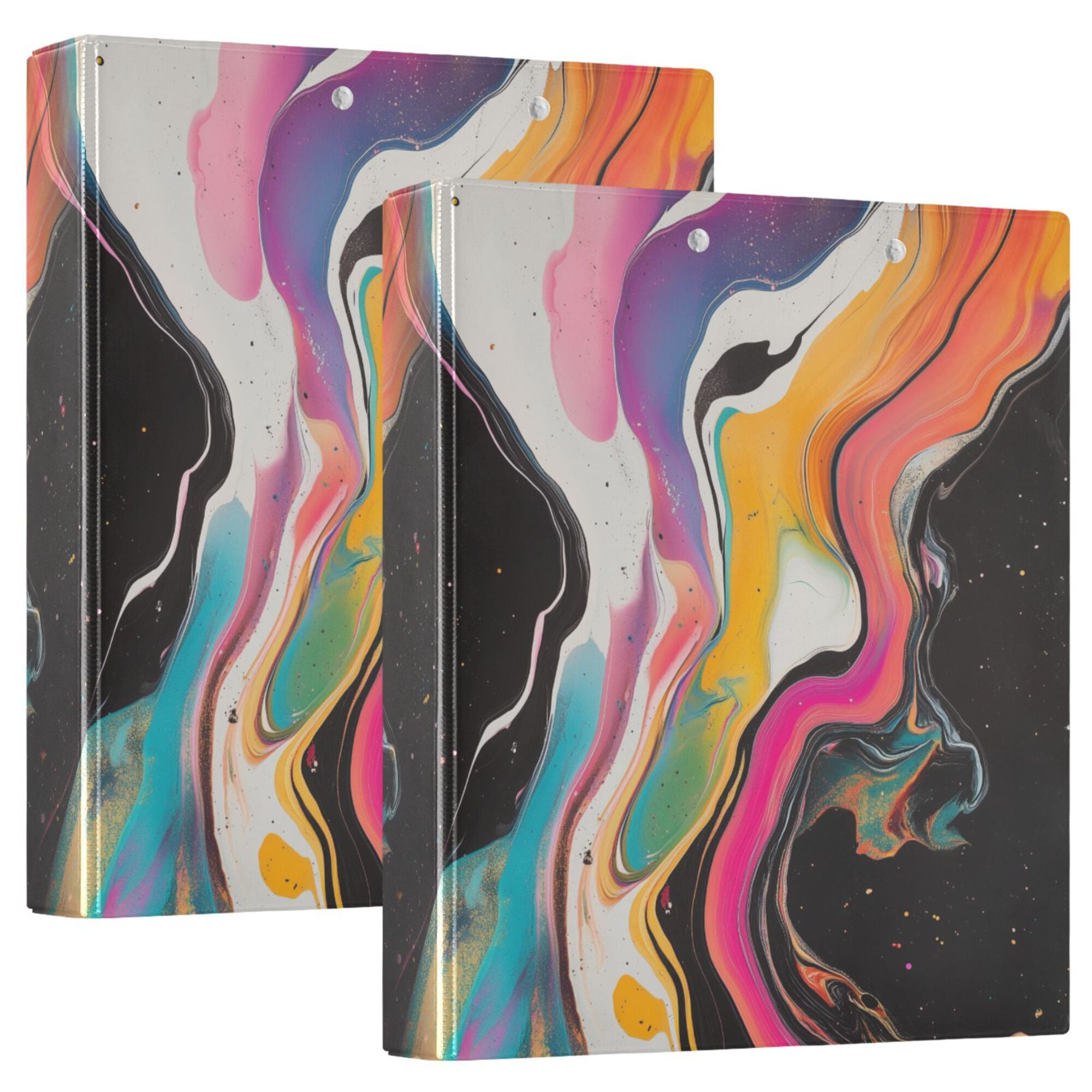 FORMRS 3 Ring Binder 1.5 inch with Pockets Clip Board 200 Sheets ...