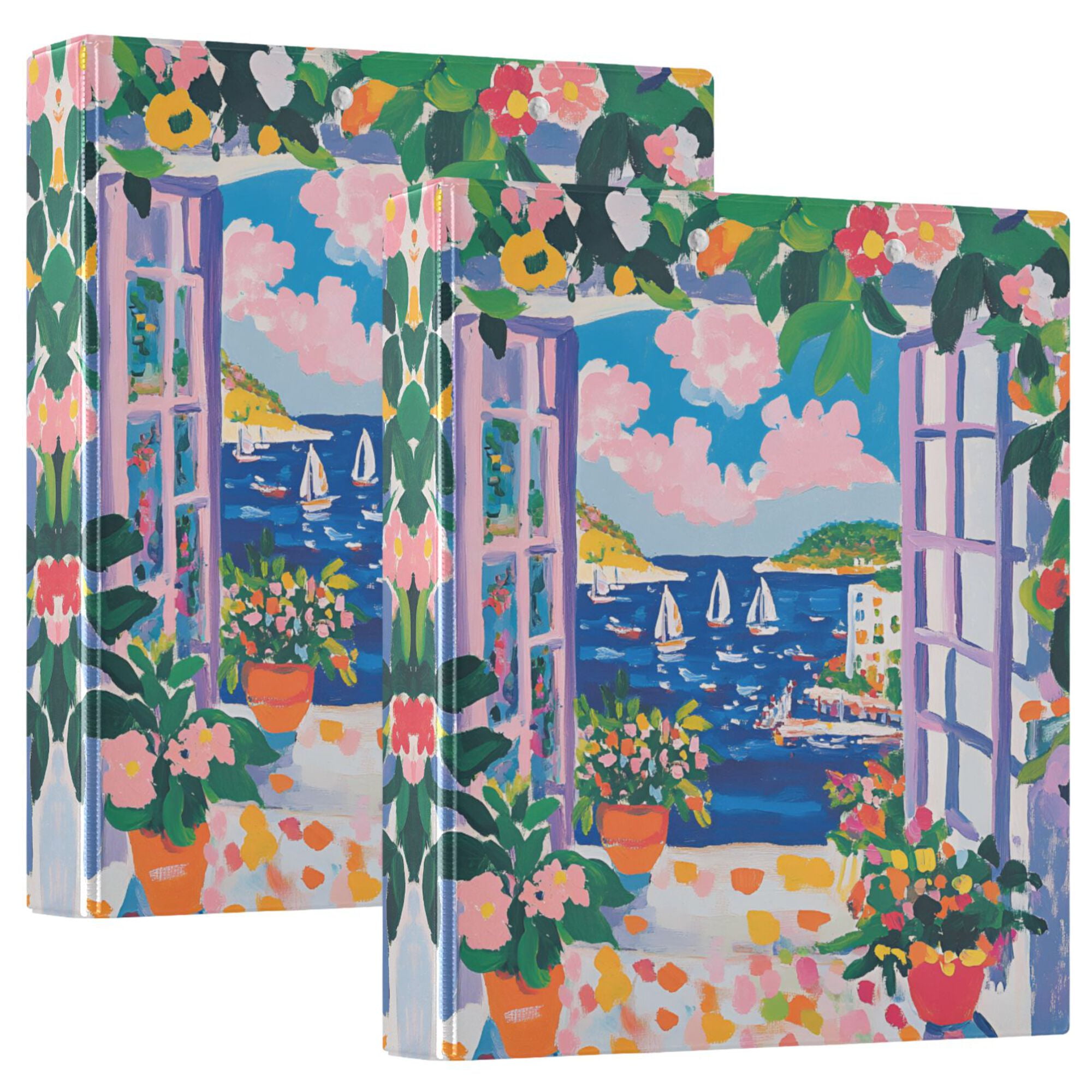 FORMRS 3 Ring Binder 1.5 inch with Pockets Clip Board 200 Sheets ...