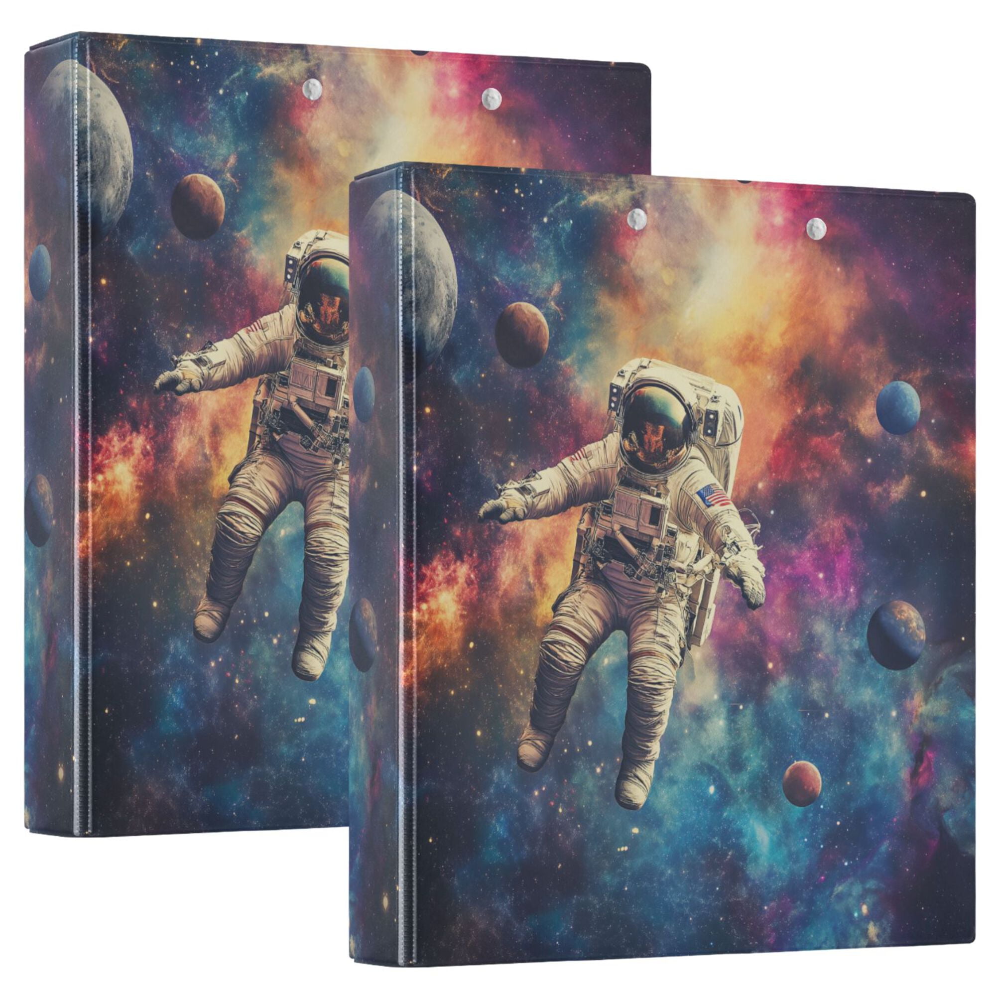FORMRS 3 Ring Binder 1.5 inch with Pockets Set of 2 Clip Board 200 ...