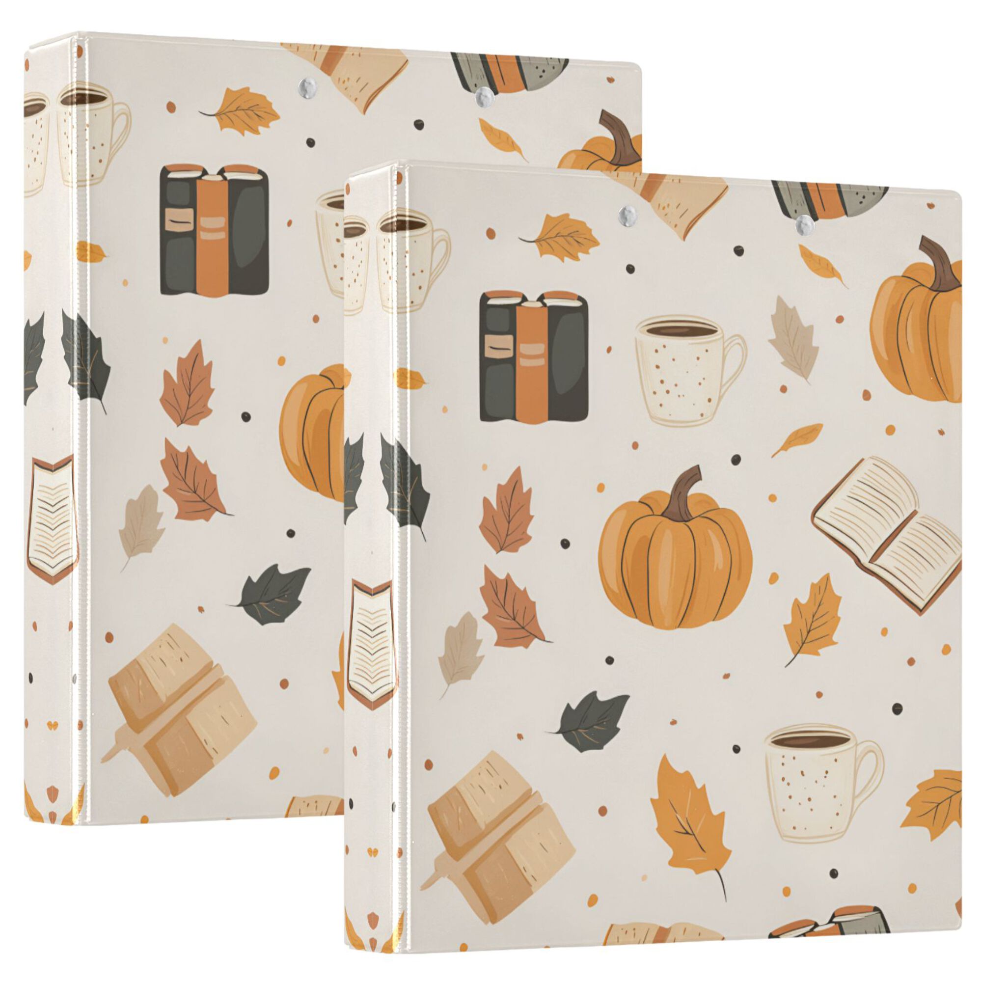 FORMRS 3 Ring Binder 1.5 inch with Pockets Set of 2 Clip Board 200 ...