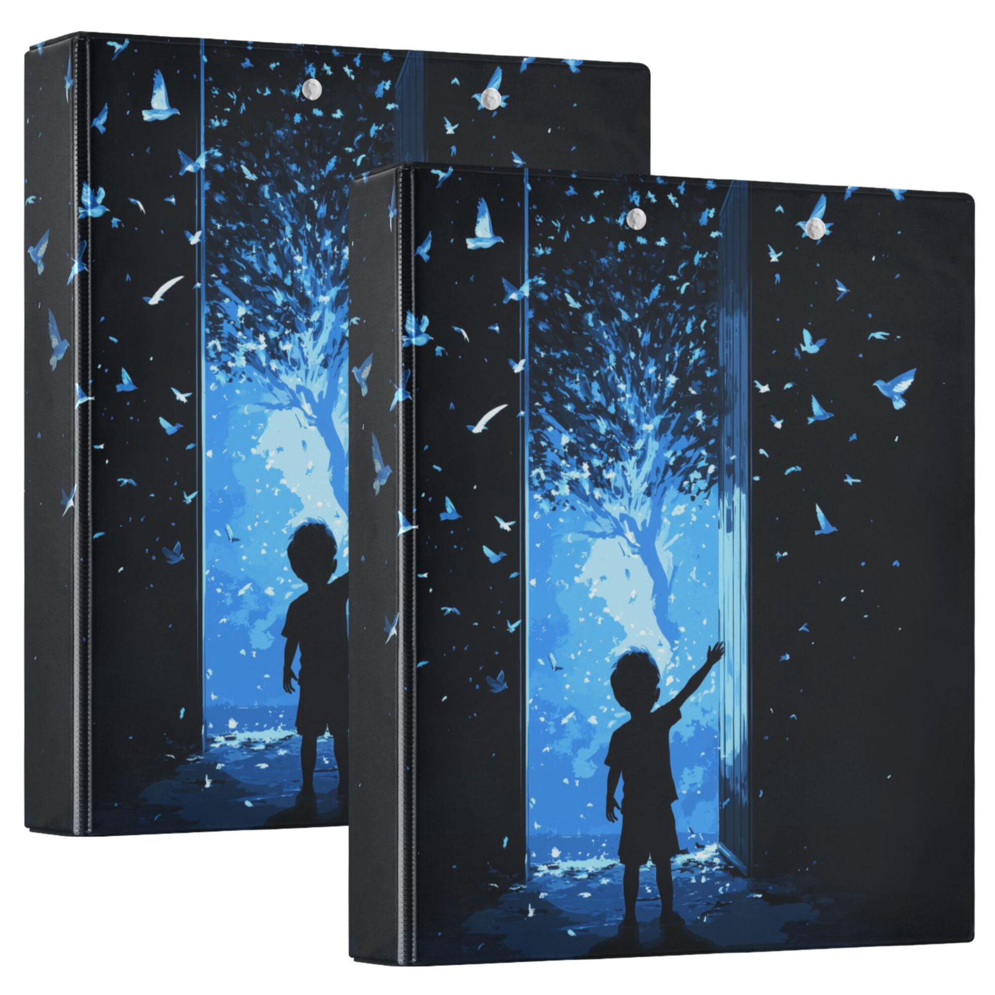 FORMRS 3 Ring Binder 1.5 inch with Pockets Set of 2 Clip Board 200 ...