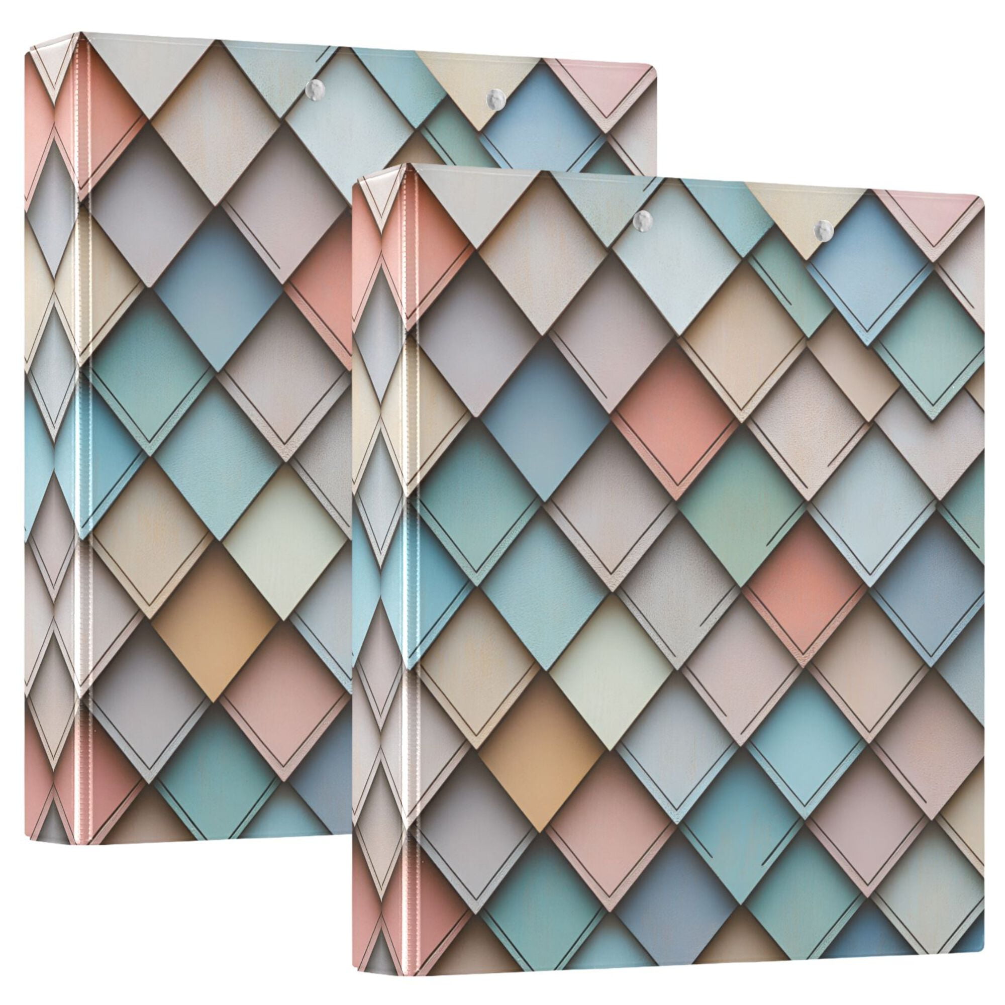 FORMRS 3 Ring Binder 1.5 inch with Pockets Set of 2 Clip Board 200 ...