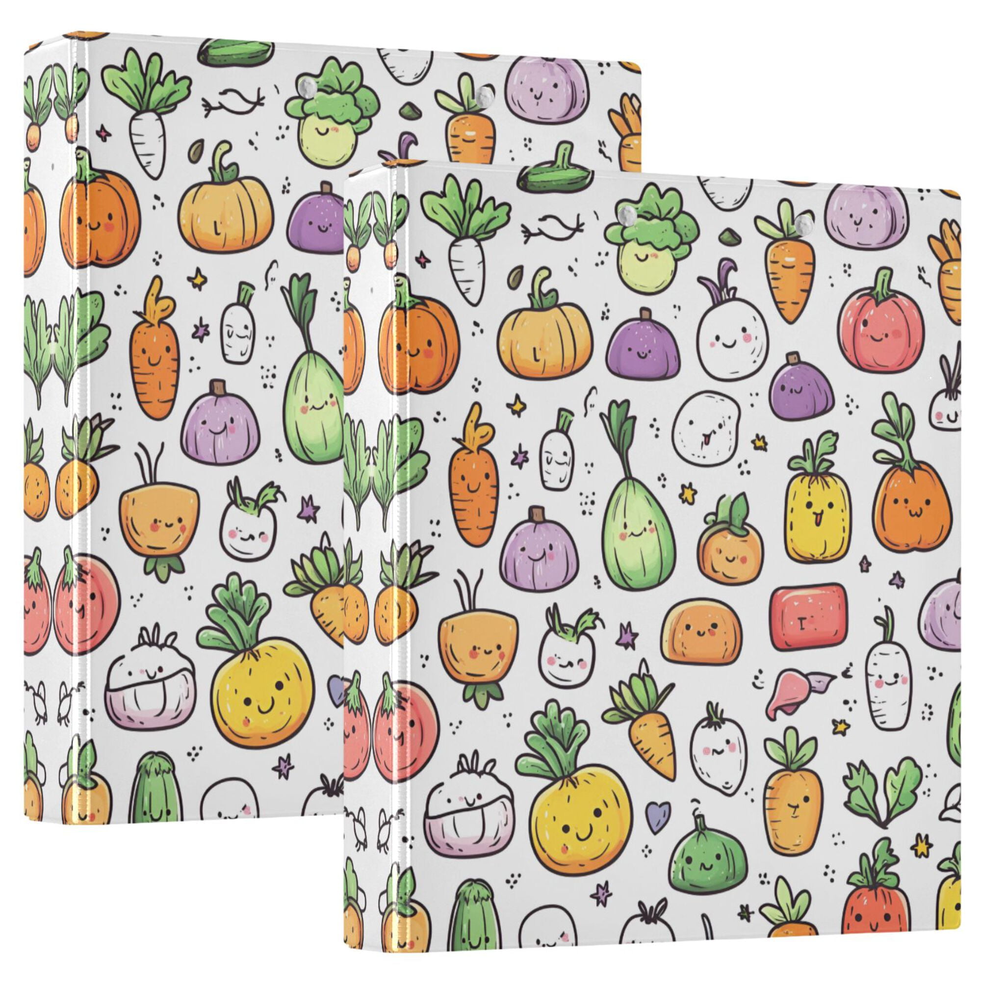 FORMRS 3 Ring Binder 1.5 inch with Pockets Set of 2 Clip Board 200 ...