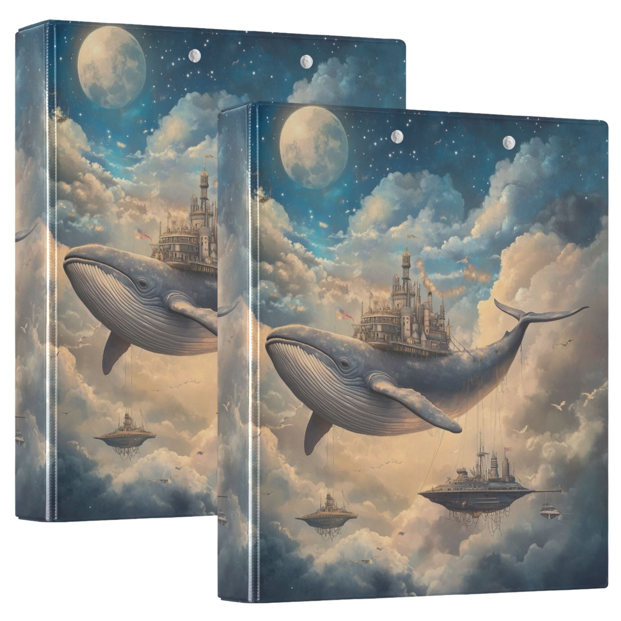FORMRS 3 Ring Binder 1.5 inch with Pockets Set of 2 Clip Board 200 ...