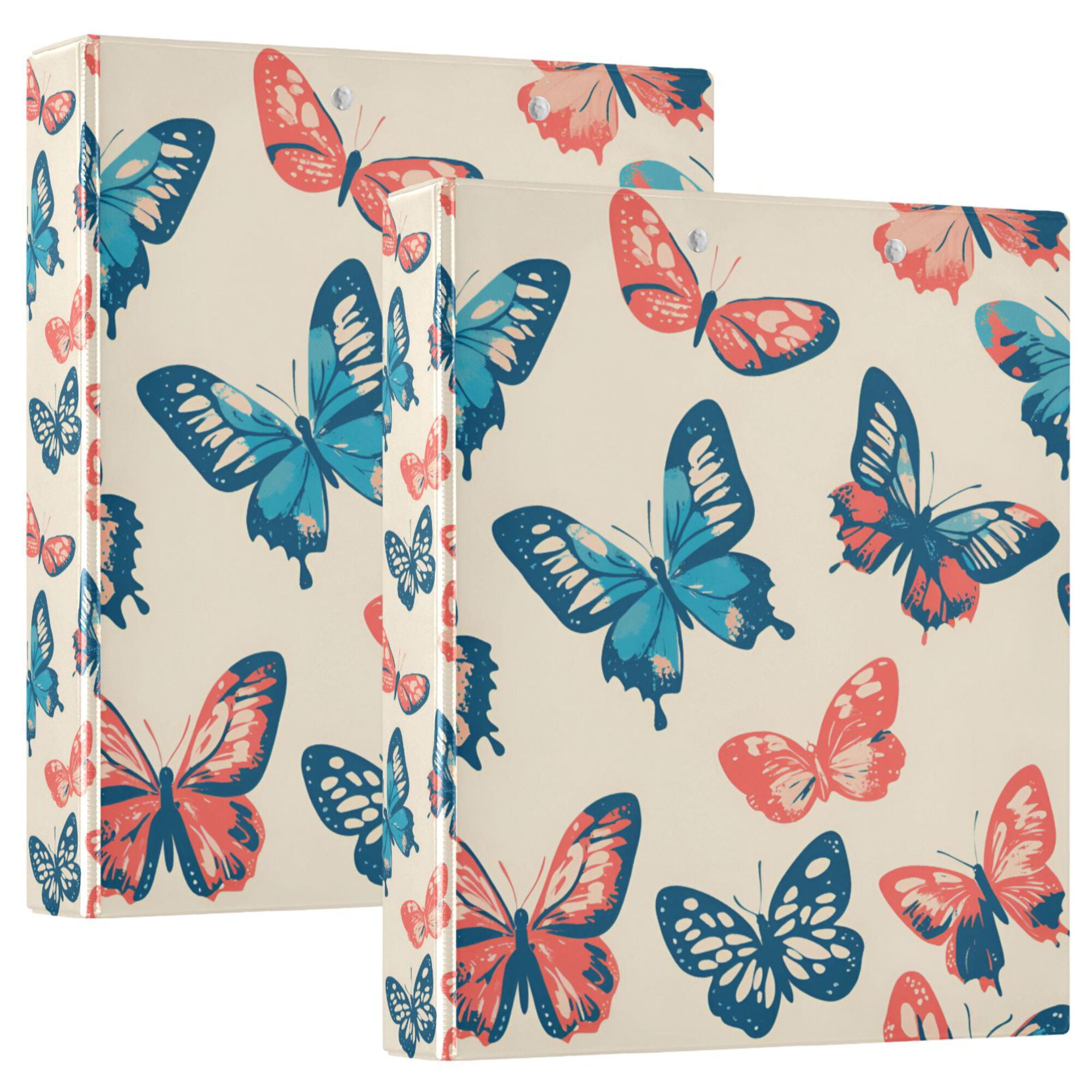 FORMRS 3 Ring Binder 1.5 inch with Pockets Set of 2 Clip Board 200 ...