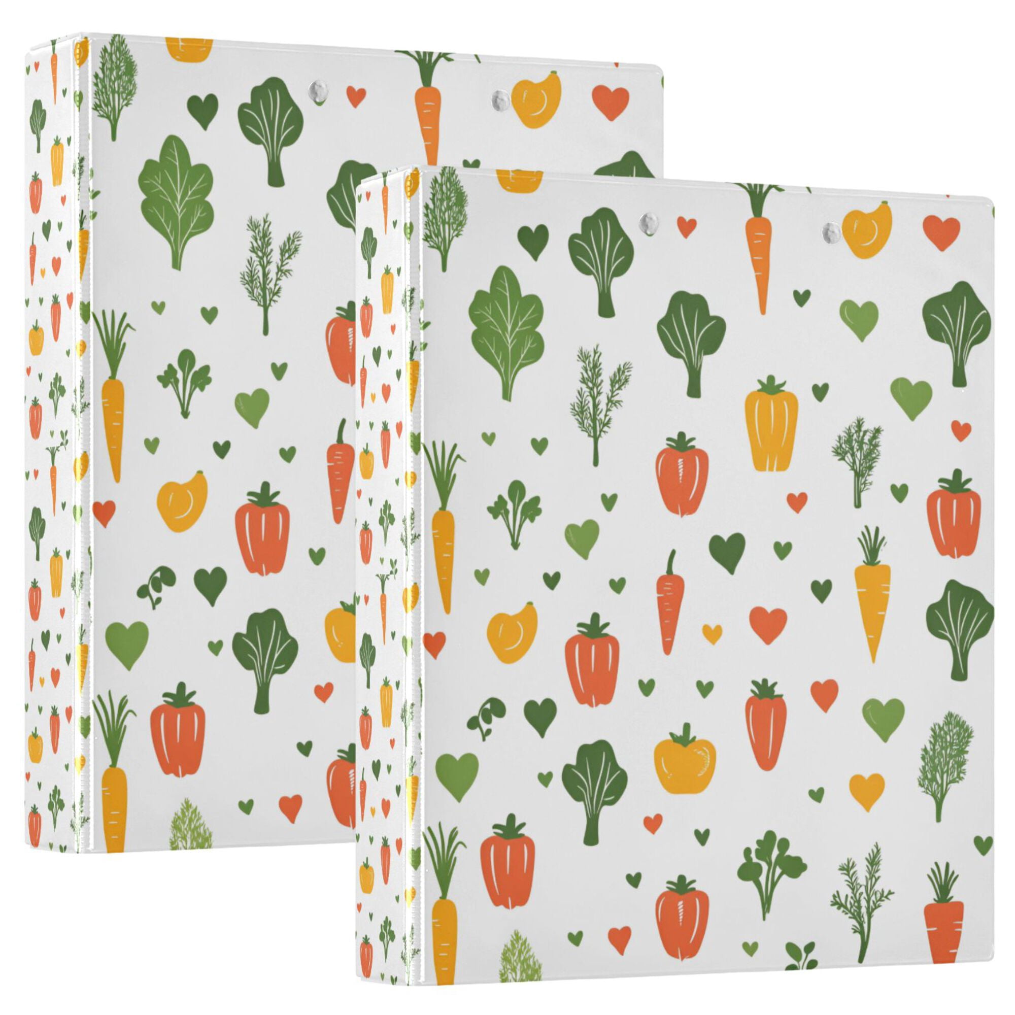 FORMRS 3 Ring Binder 1.5 inch with Pockets Set of 2 Clip Board 200 ...