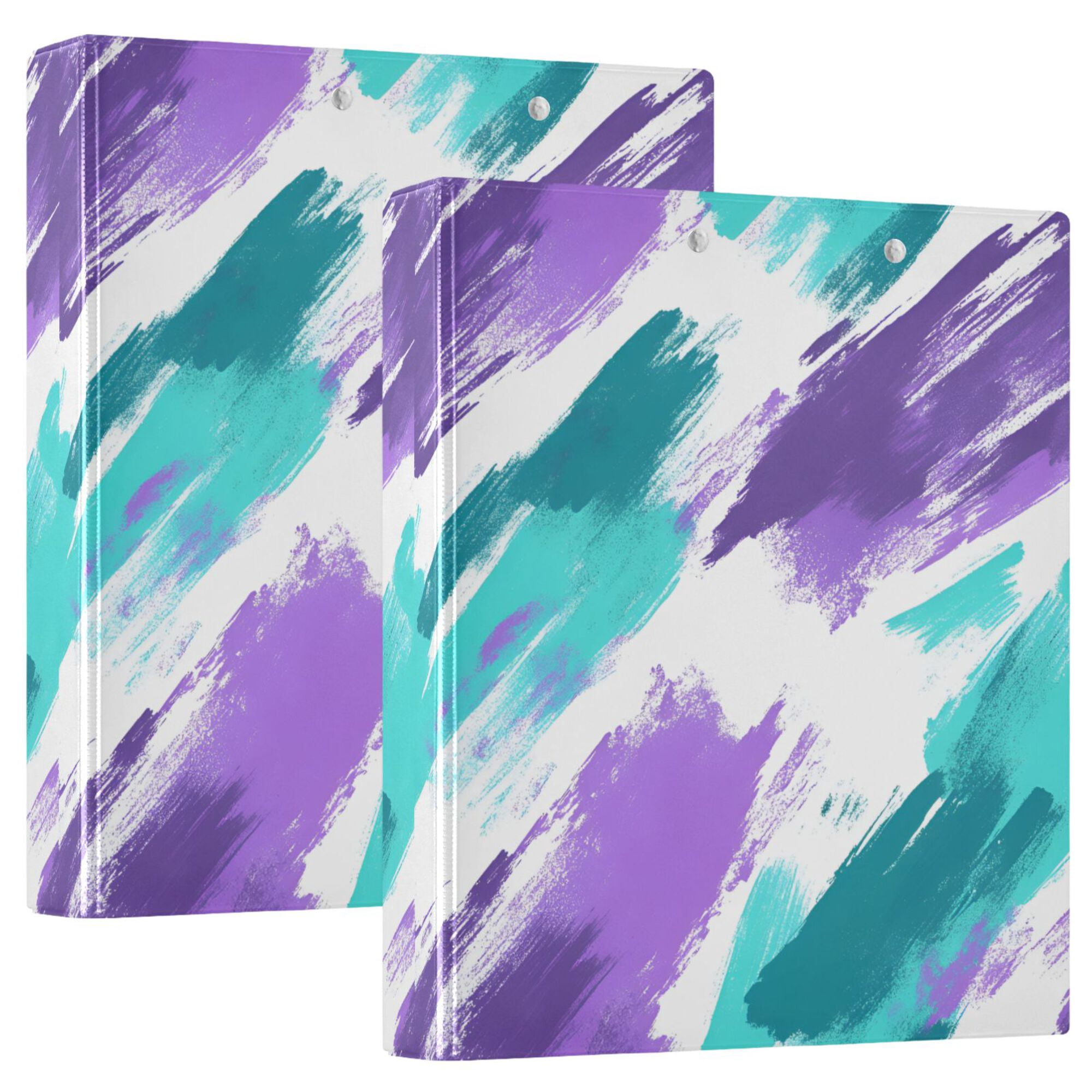 FORMRS 3 Ring Binder 1.5 inch with Pockets Set of 2 Clip Board 200 ...