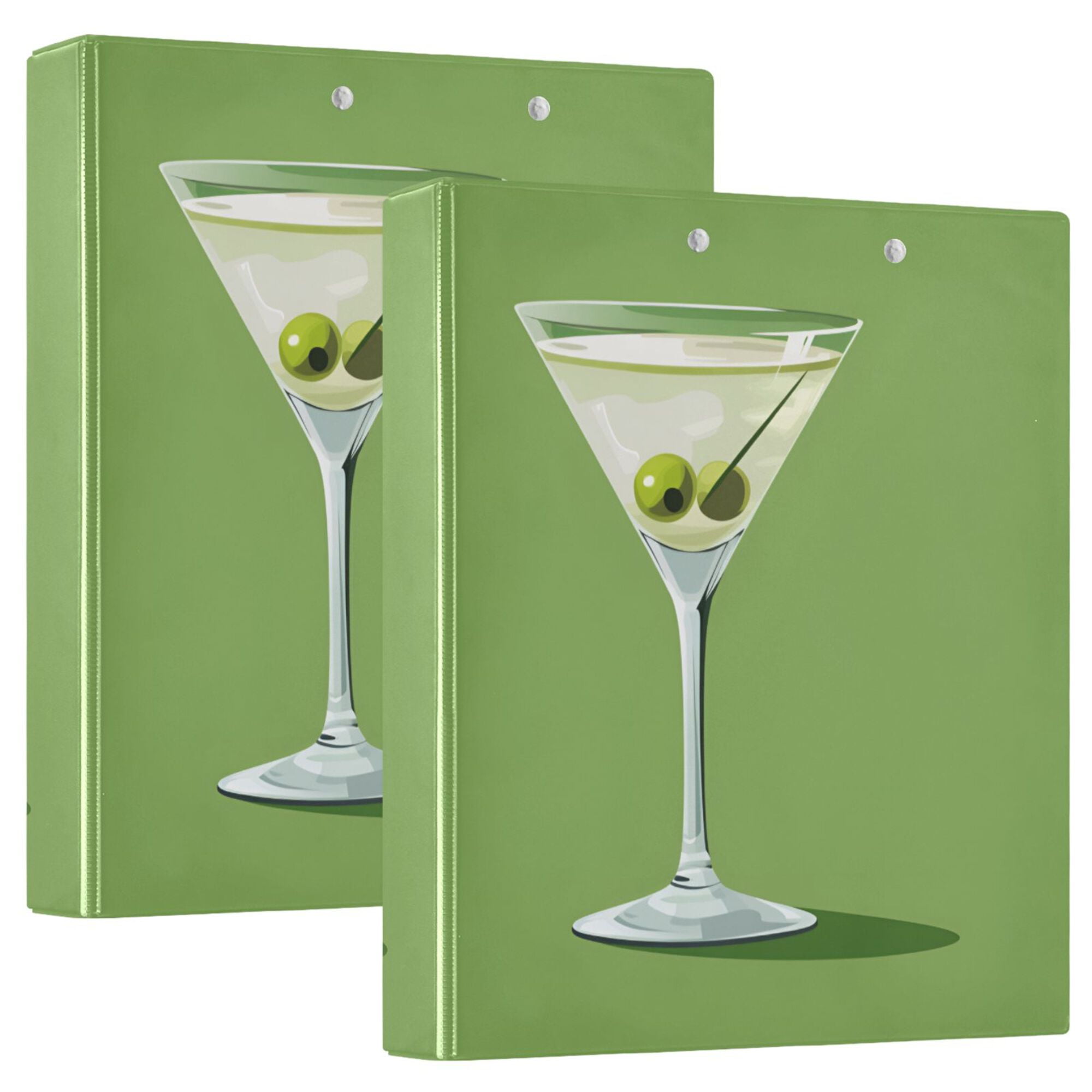 FORMRS 3 Ring Binder 1.5 inch with Pockets Set of 2 Clip Board 200 ...