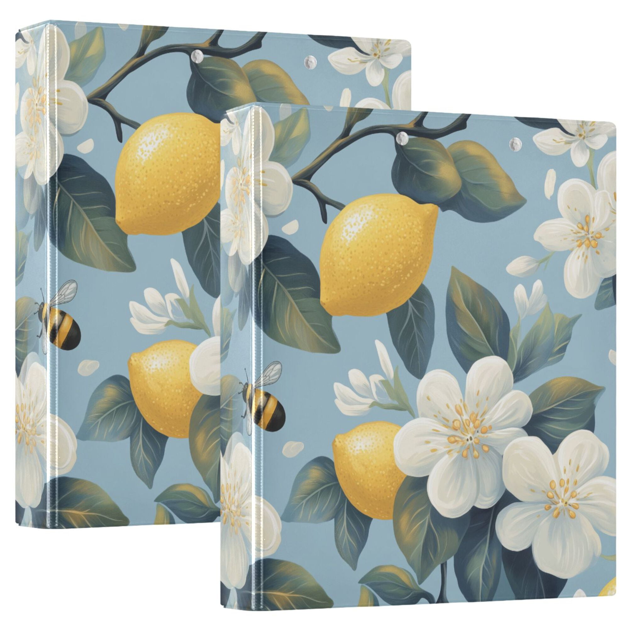 FORMRS 3 Ring Binder 1.5 inch with Pockets Set of 2 Clip Board 200 ...